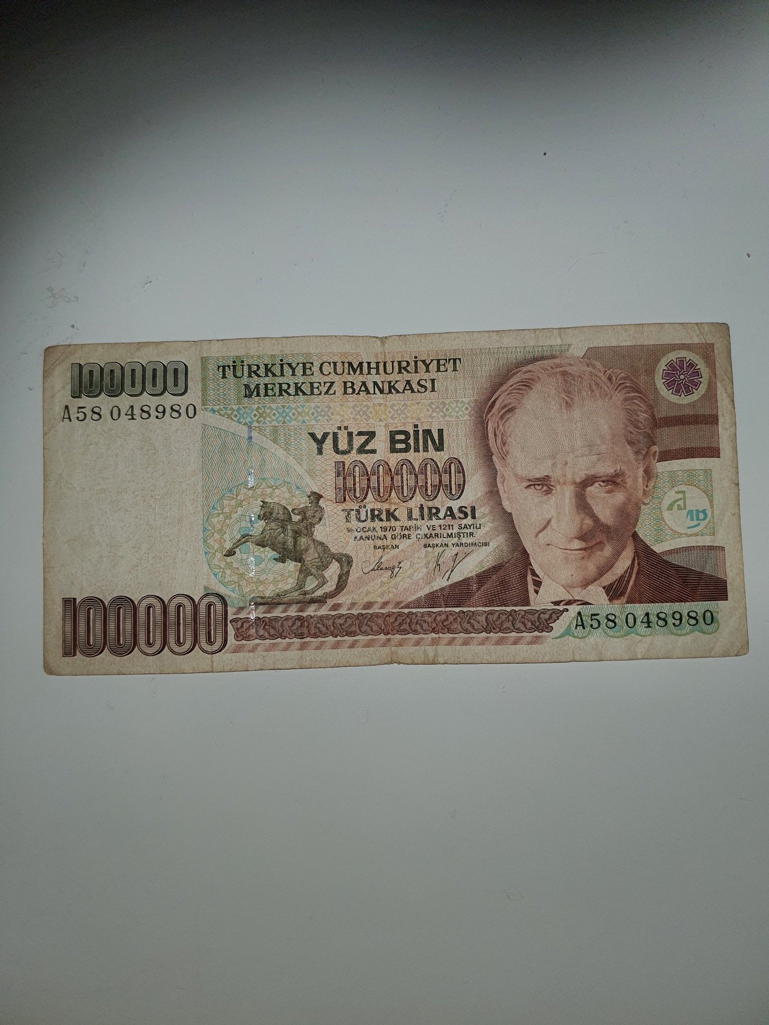 Se produkter som liknar 1991 Turkiet 100.000 Lira Tür.. på Tradera (629142725)