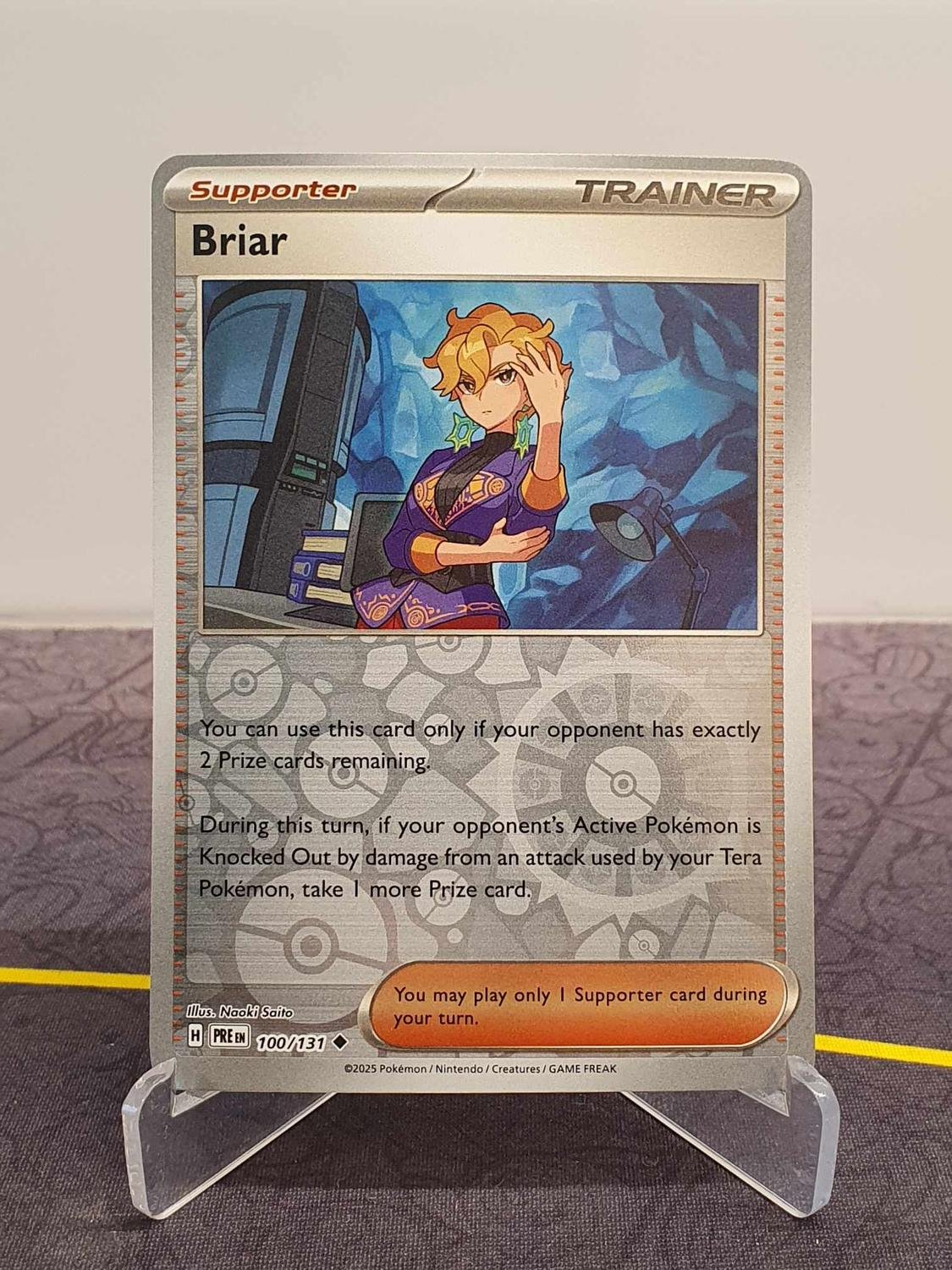 BRIAR 100/131 - Reverse Holo Trainer - Prismati.. | Köp på Tradera (666541975)