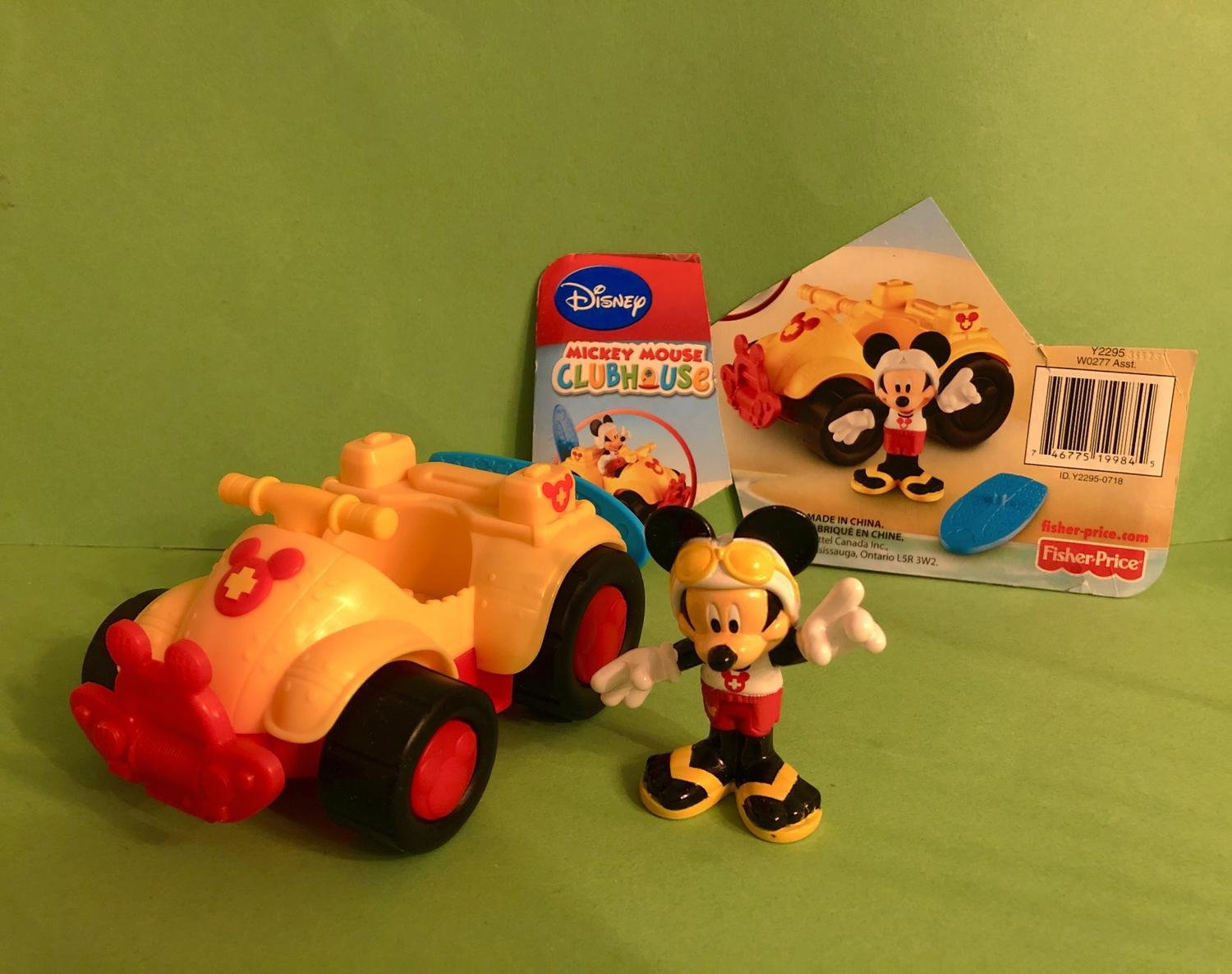 Musse Pigg med Beach Buggy Disney Figur Fisher .. | Köp på Tradera (606163592)