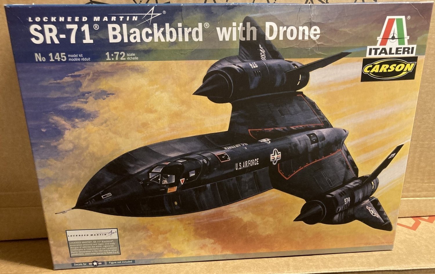 LOCKHEED SR-71 BLACKBIRD Italeri 1/72 | Köp på Tradera (668597160)