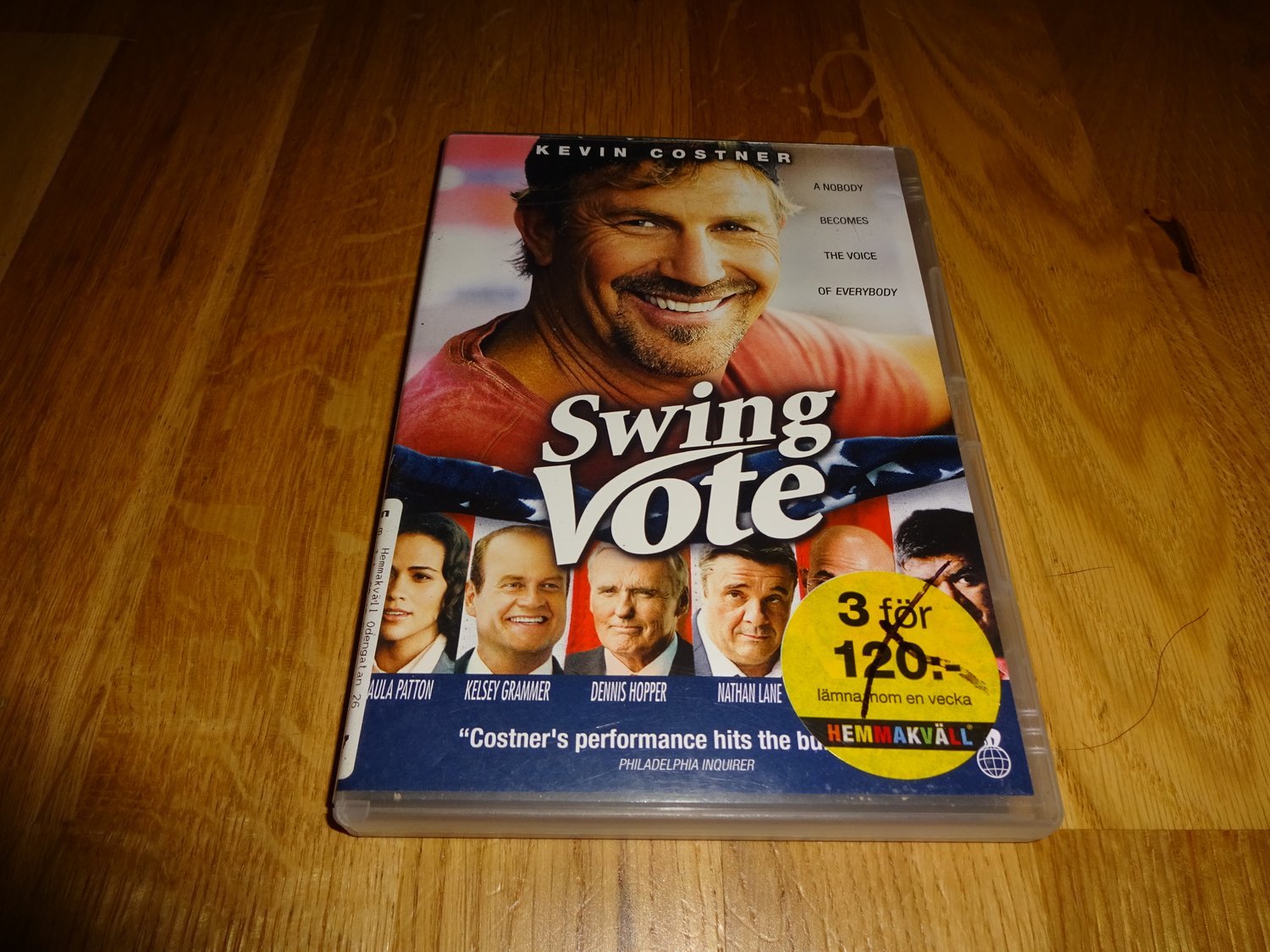DVD-film: Swing vote (K.. | Köp från FilmgruppenSverige på Tradera (630065979)