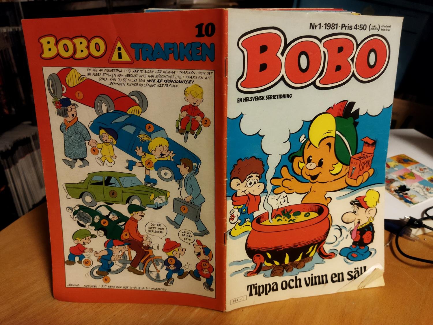 Bobo 1981 nr 1 VG+ Tobias Kvan.. | Köp från Vinylcomics på Tradera (584875397)