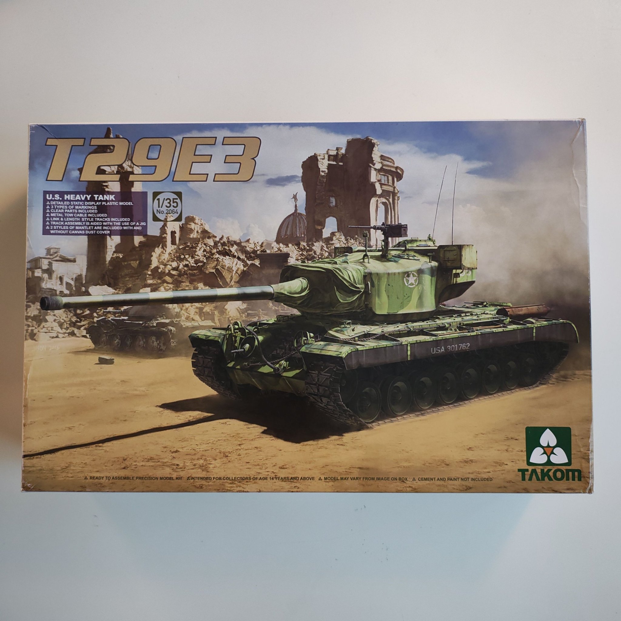 Takom T29E3 U.S. Heavy Tank 1/35 | Köp på Tradera (703401574)