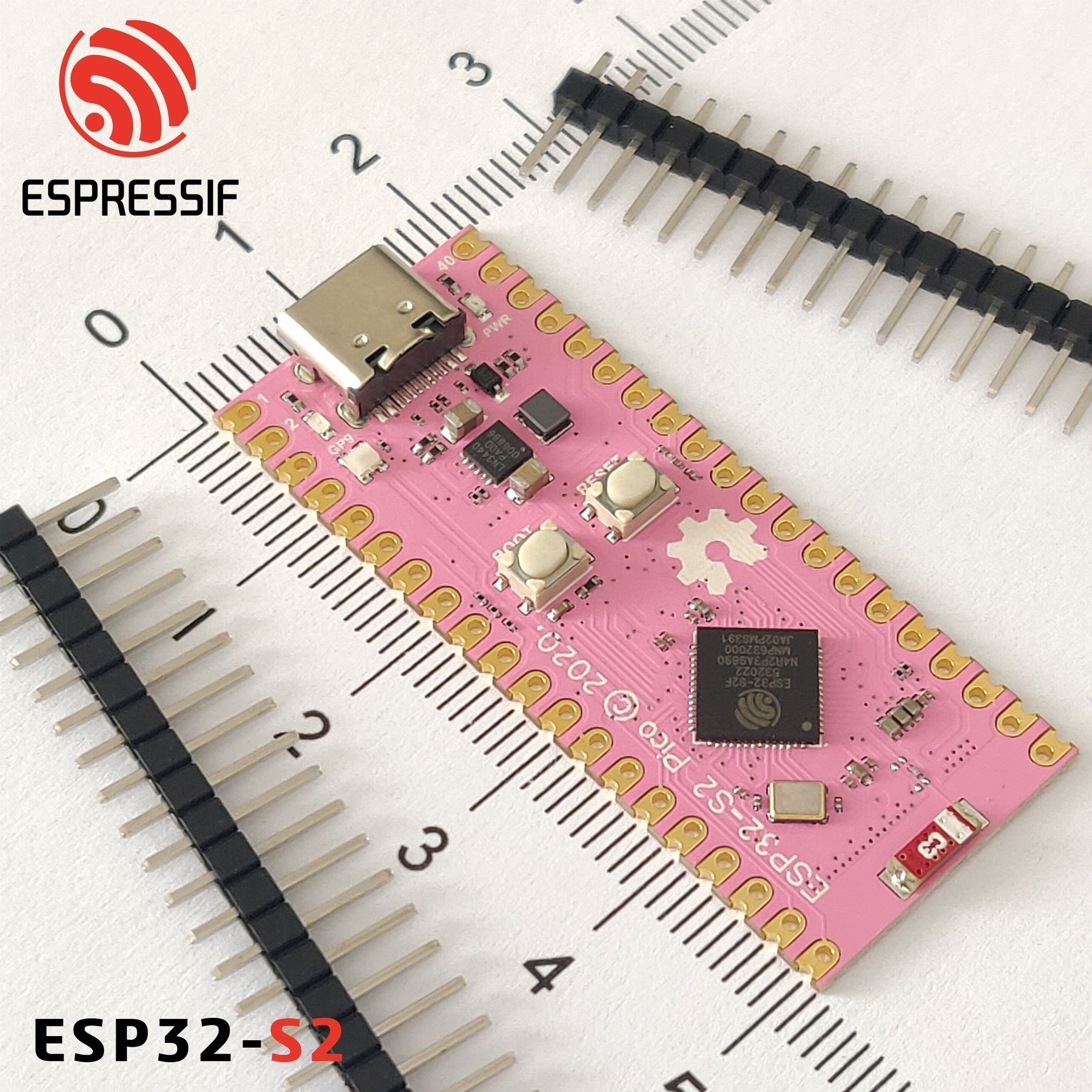ESP32 S2 Pico Utvecklingskort, rosa | Köp på Tradera (698108719)