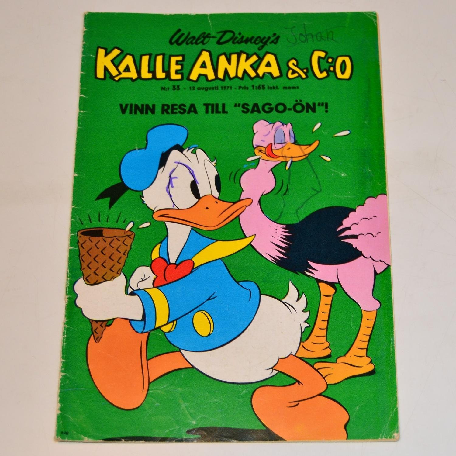 Se produkter som liknar Kalle Anka & Co Nr 33 1971 #FR# på Tradera (602102279)