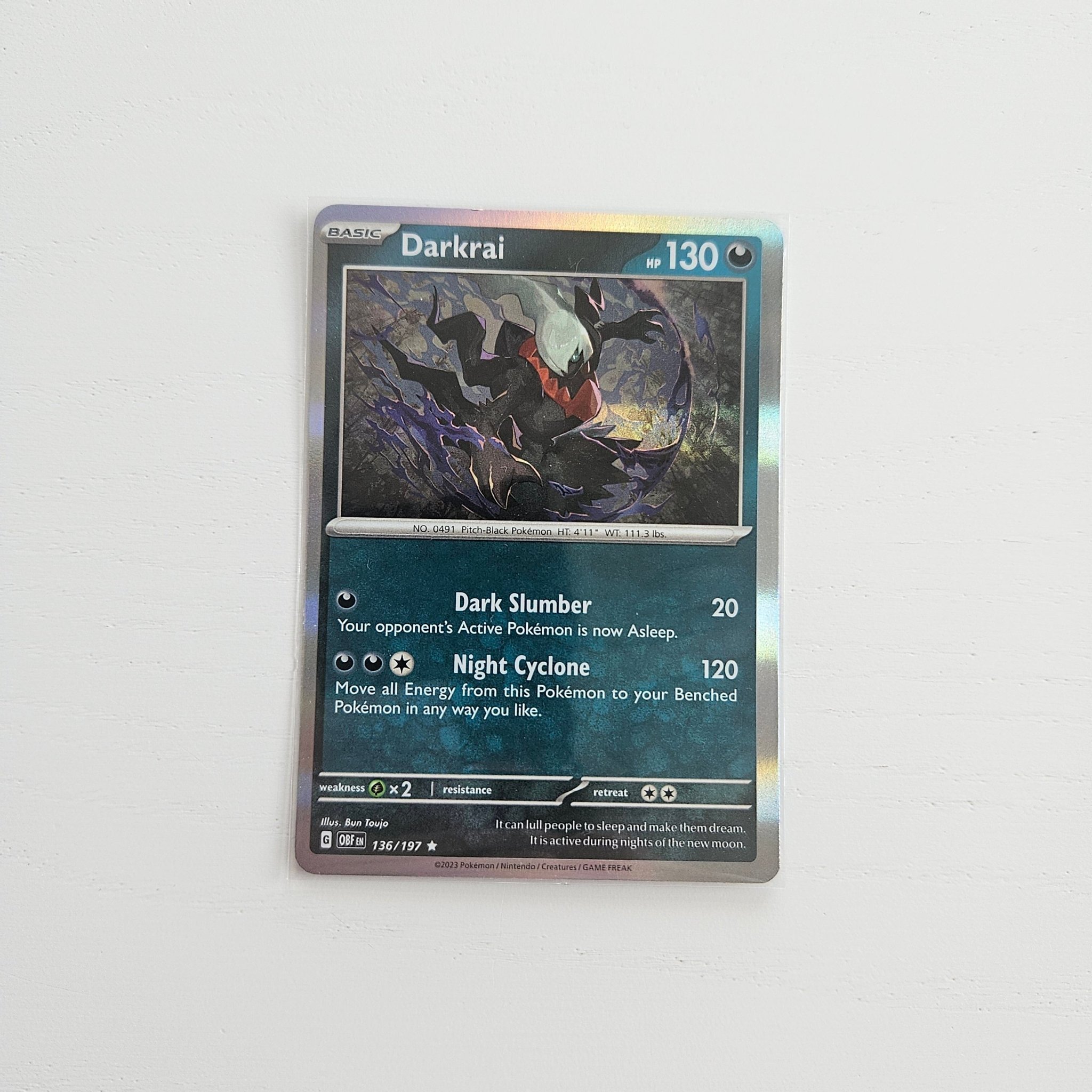 Se produkter som liknar Darkrai 136/197 HOLO RARE - N.. på Tradera (689798710)