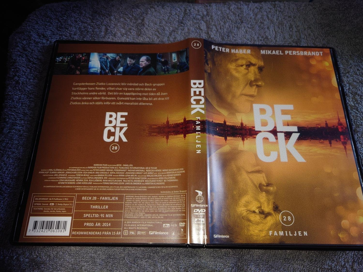 Beck 28 - Familjen (Peter Haber, .. | Köp från Peper073 på Tradera (659719968)