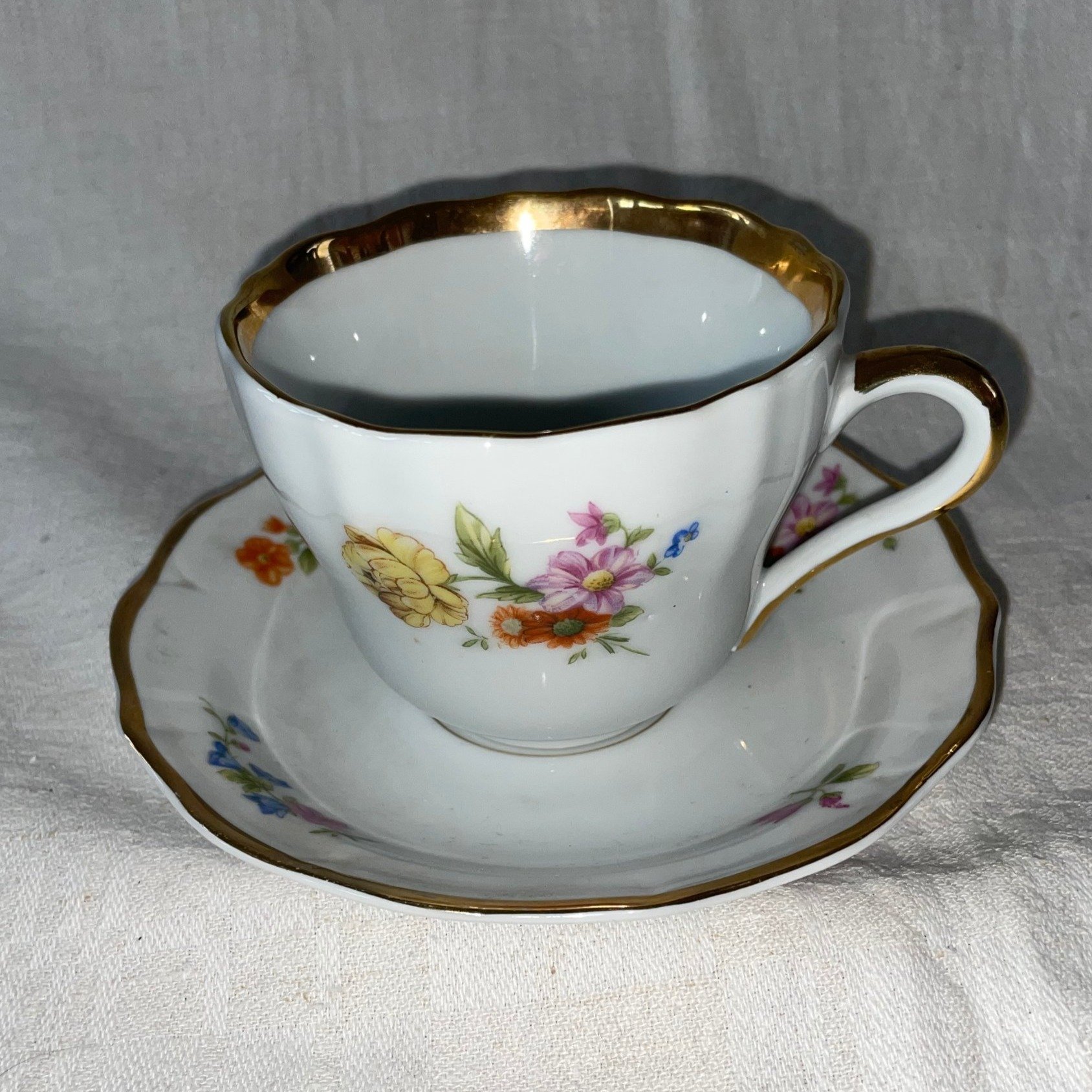 KAFFEKOPP / TEKOPP med fat, "Mors kopp" Upsala .. | Köp på Tradera (695618128)