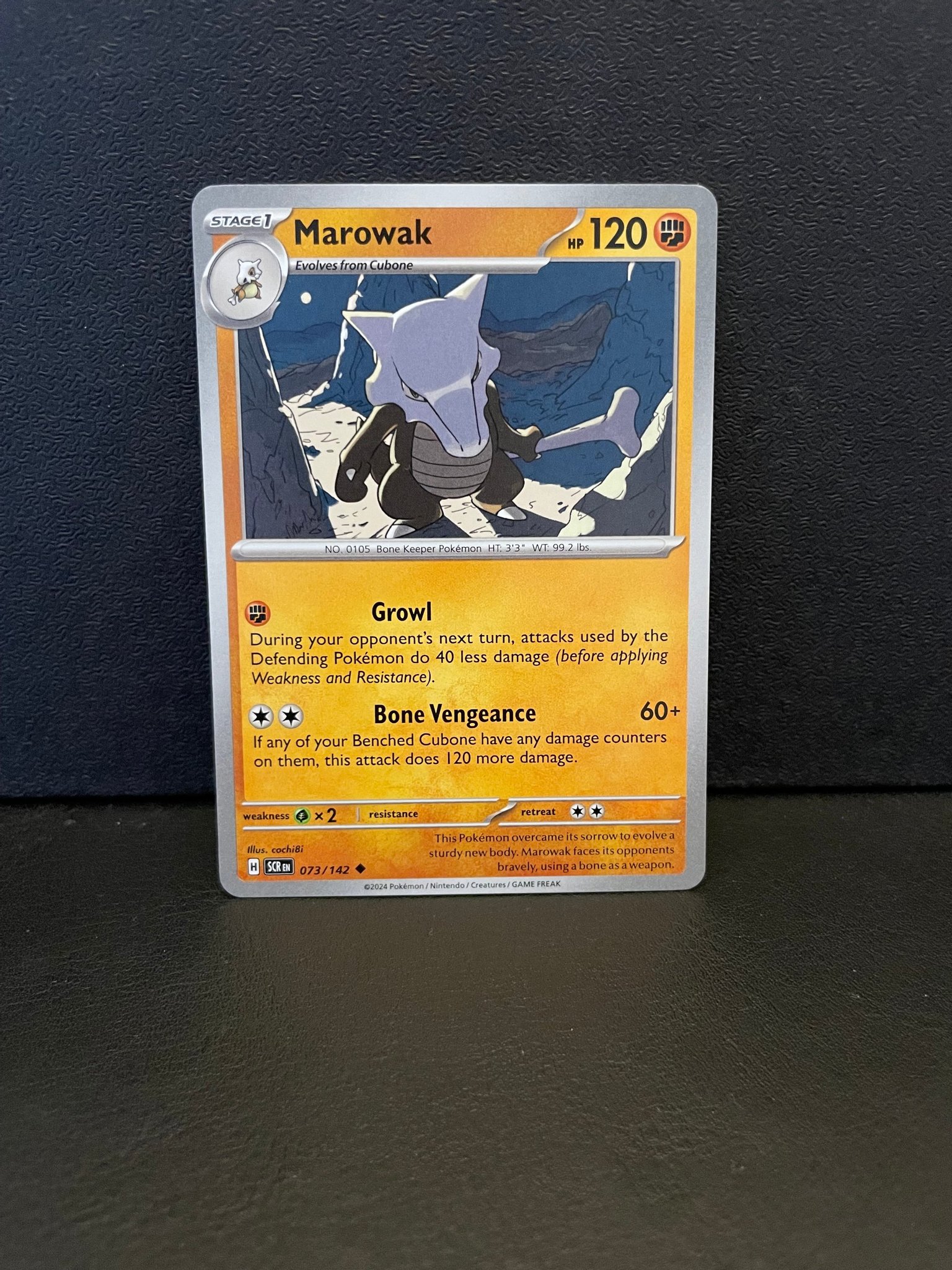 Marowak - 073/142 - Stellar Crown - Pokemonkort | Köp på Tradera (669331455)