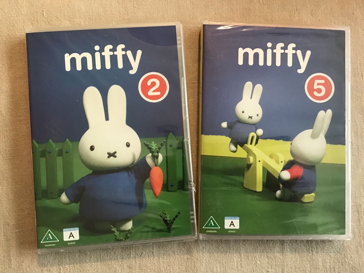 MIFFY DVD NR 2 och 5 DVD NY INPLASTADE | Köp på Tradera (671517668)