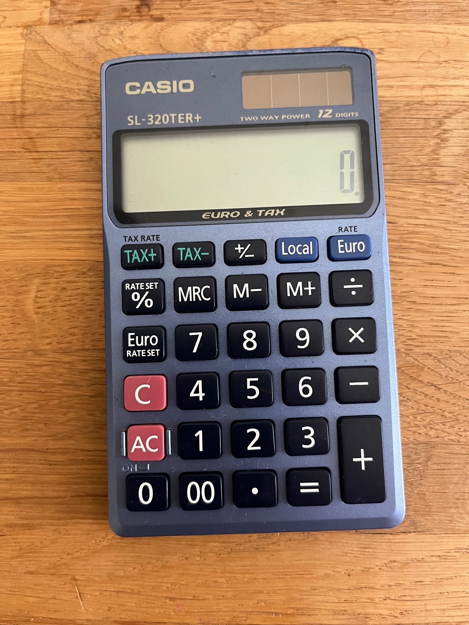 Casio SL-320TER+ Solcellsdriven Miniräknare | Köp på Tradera (693103274)