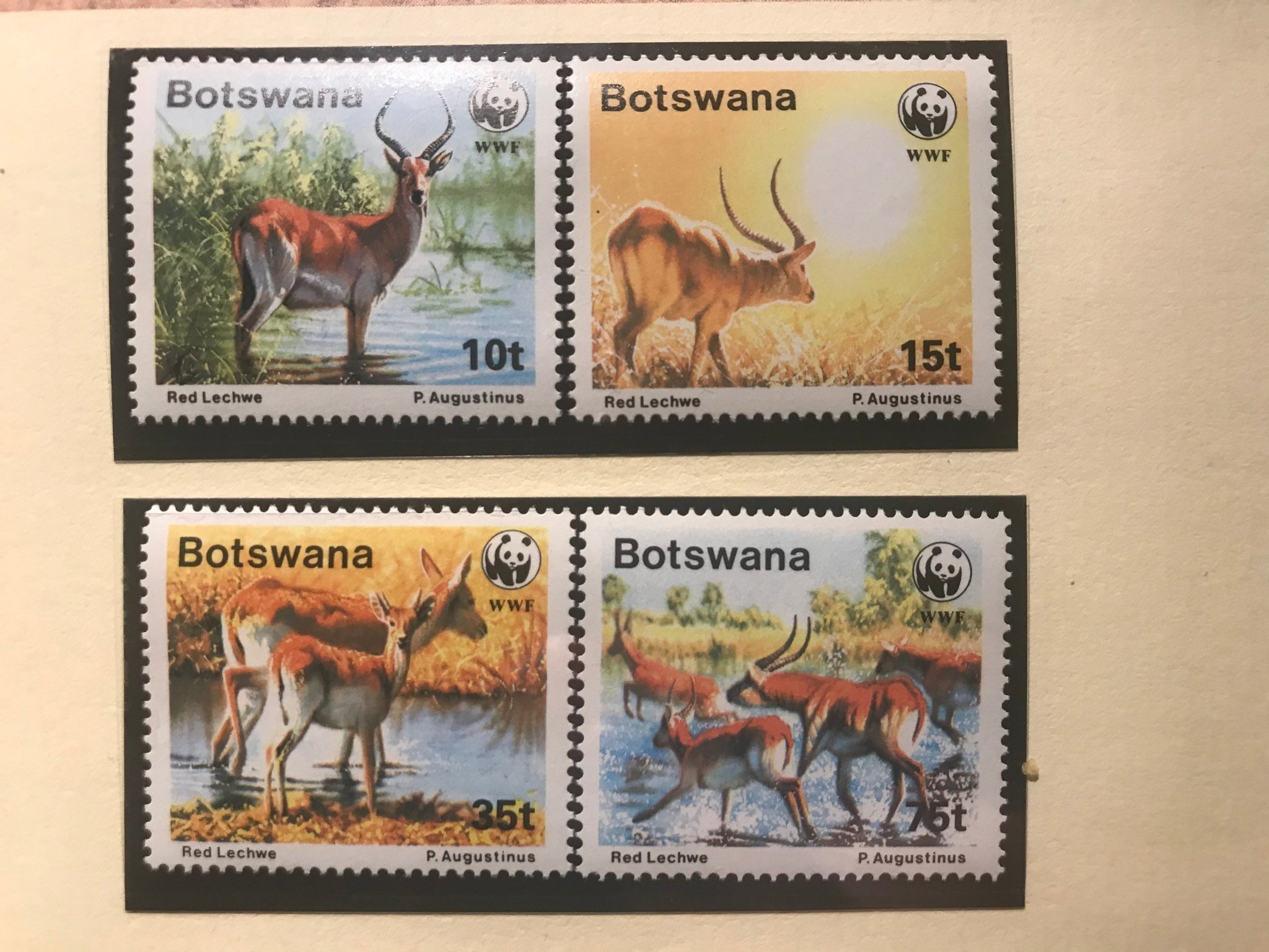 WWF Botswana 1988 Set of 4 MNH Red Lechwe | Köp på Tradera (690076003)