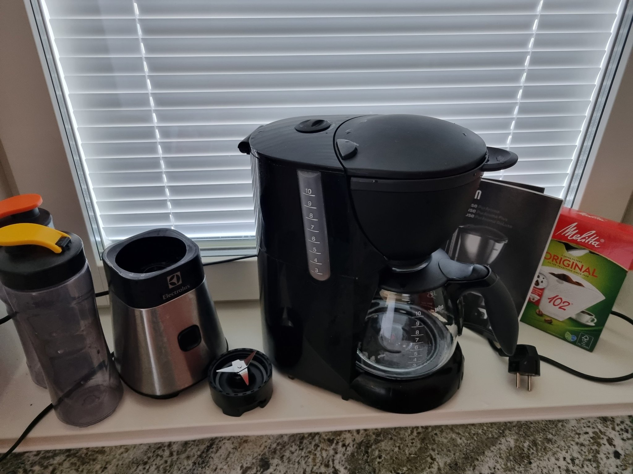 BRAUN KAFFEBRYGGARE + BLENDER, KOMPLETT + KANON.. | Köp på Tradera ...