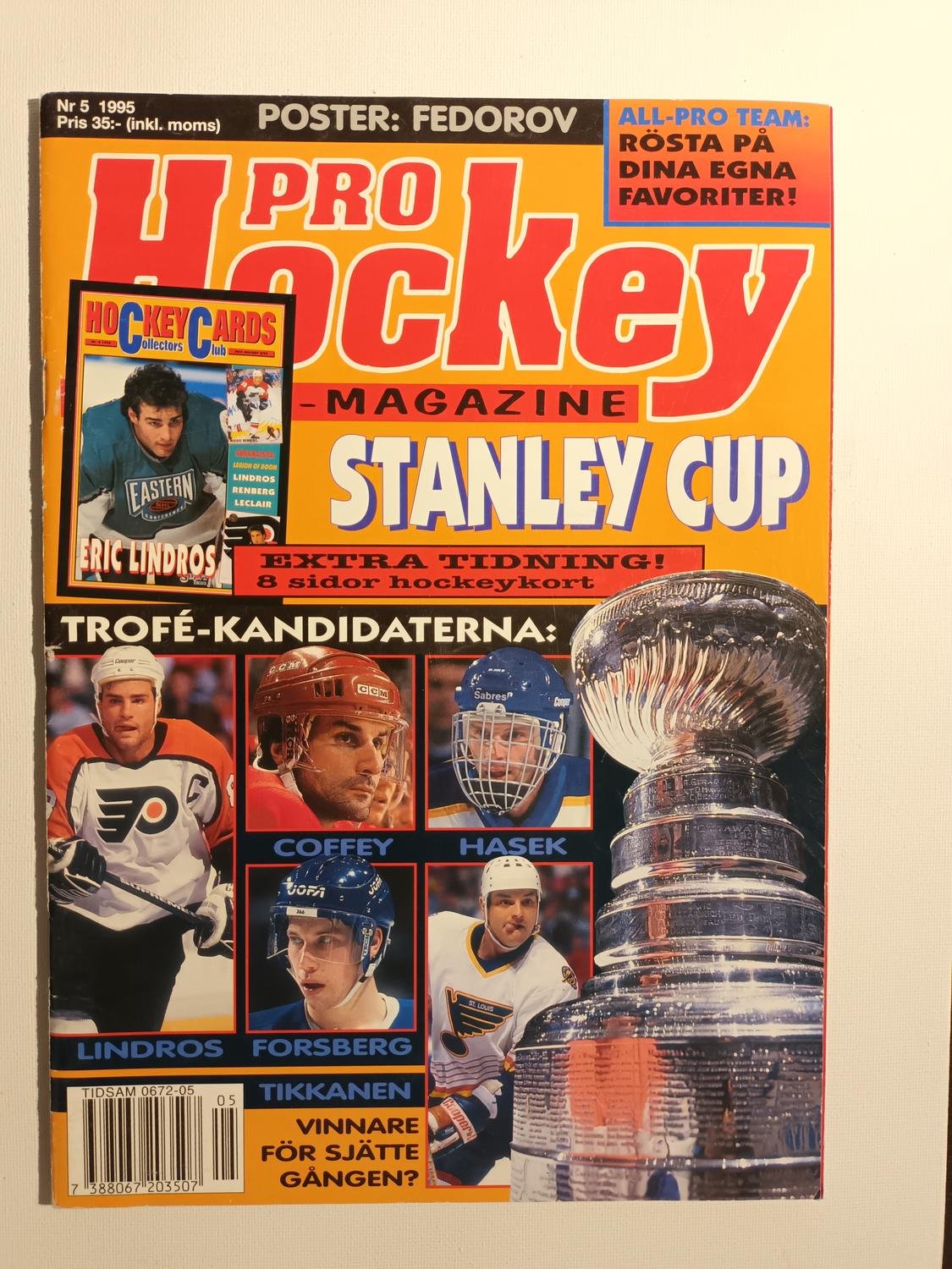 Nr 5 - 1995 Pro Hockey NHL Magazine + Poster ( .. | Köp på Tradera ...