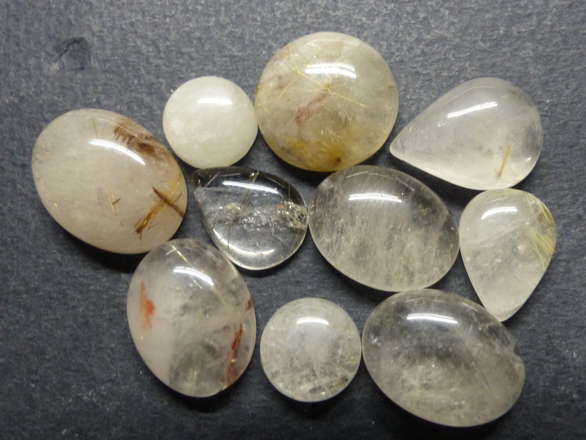 Guld rutil Mix Cabochon slipad ädelsten sten ge.. | Köp på Tradera ...