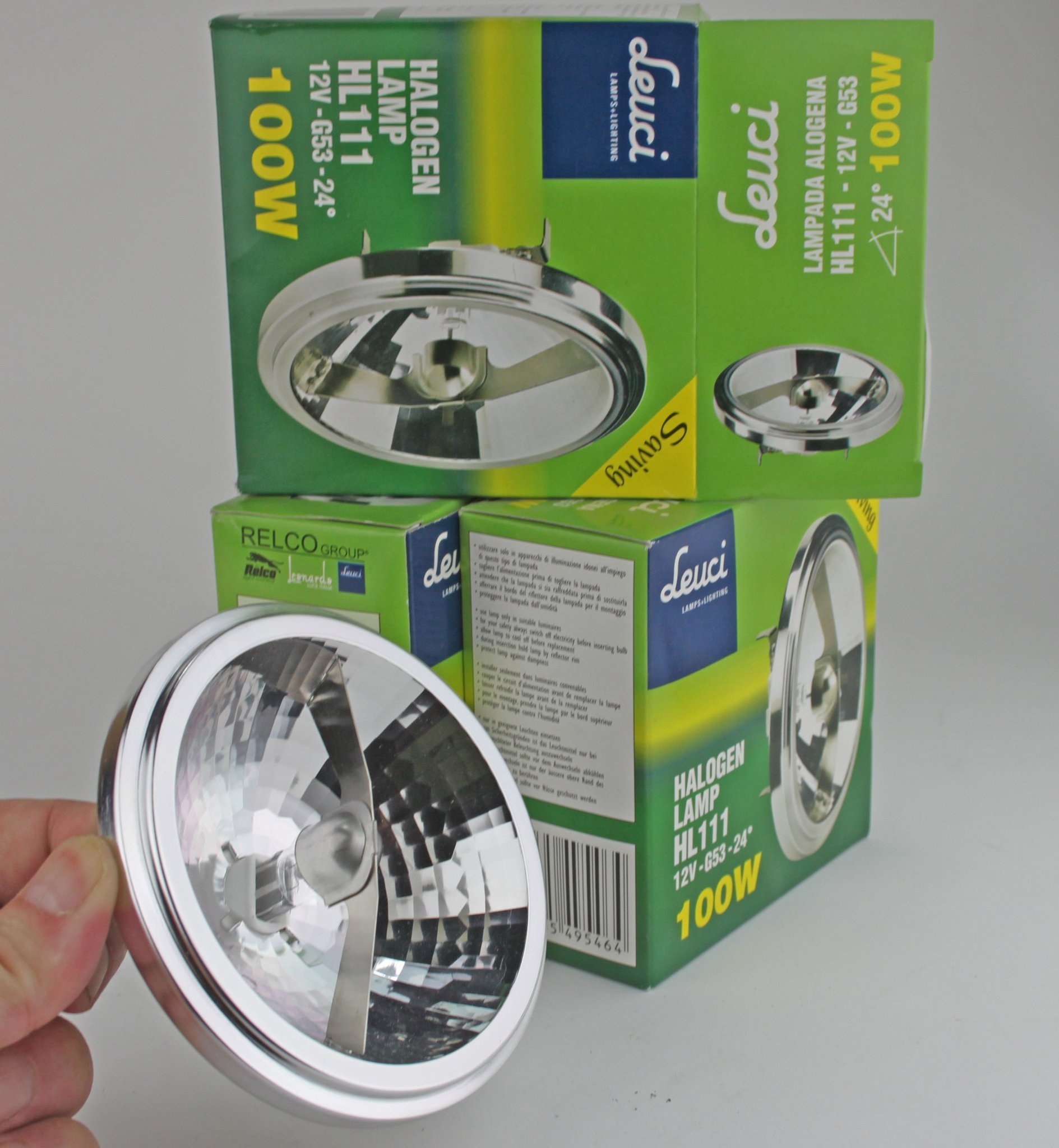 NYA! 3st Leuci 12V 100W 24° YP-7C G53 HL111 Hal.. | Köp på Tradera ...