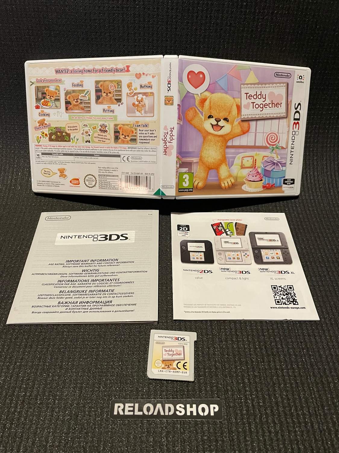 Teddy Together 3DS - CiB | Köp från RELOAD_SHOP på Tradera (519880349)