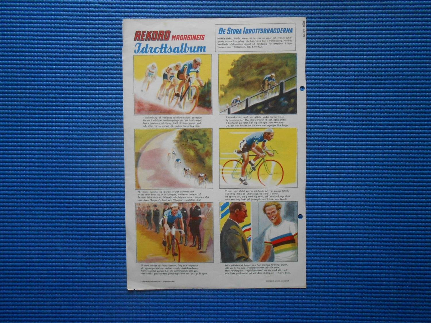 Rekordmagasinet 1949 Svenska mästarna i boxning.. | Köp på Tradera ...