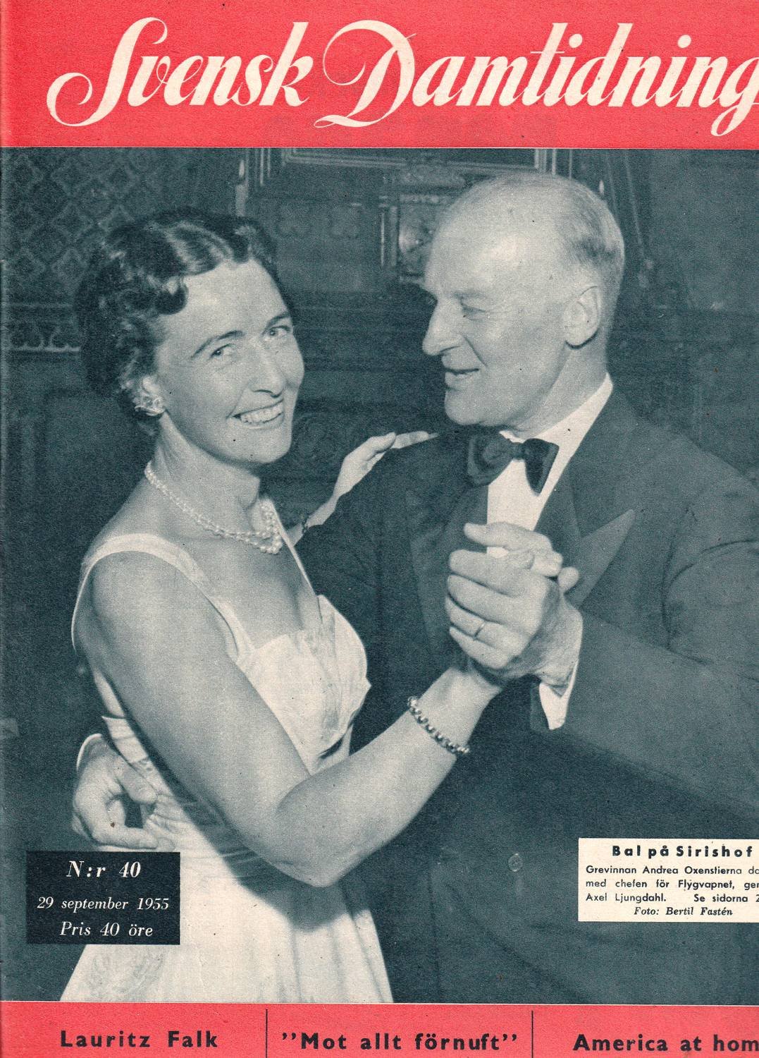 S-D 1955-40 Lauritz Falk Näsby Park..Kelly..Par.. | Köp på Tradera ...