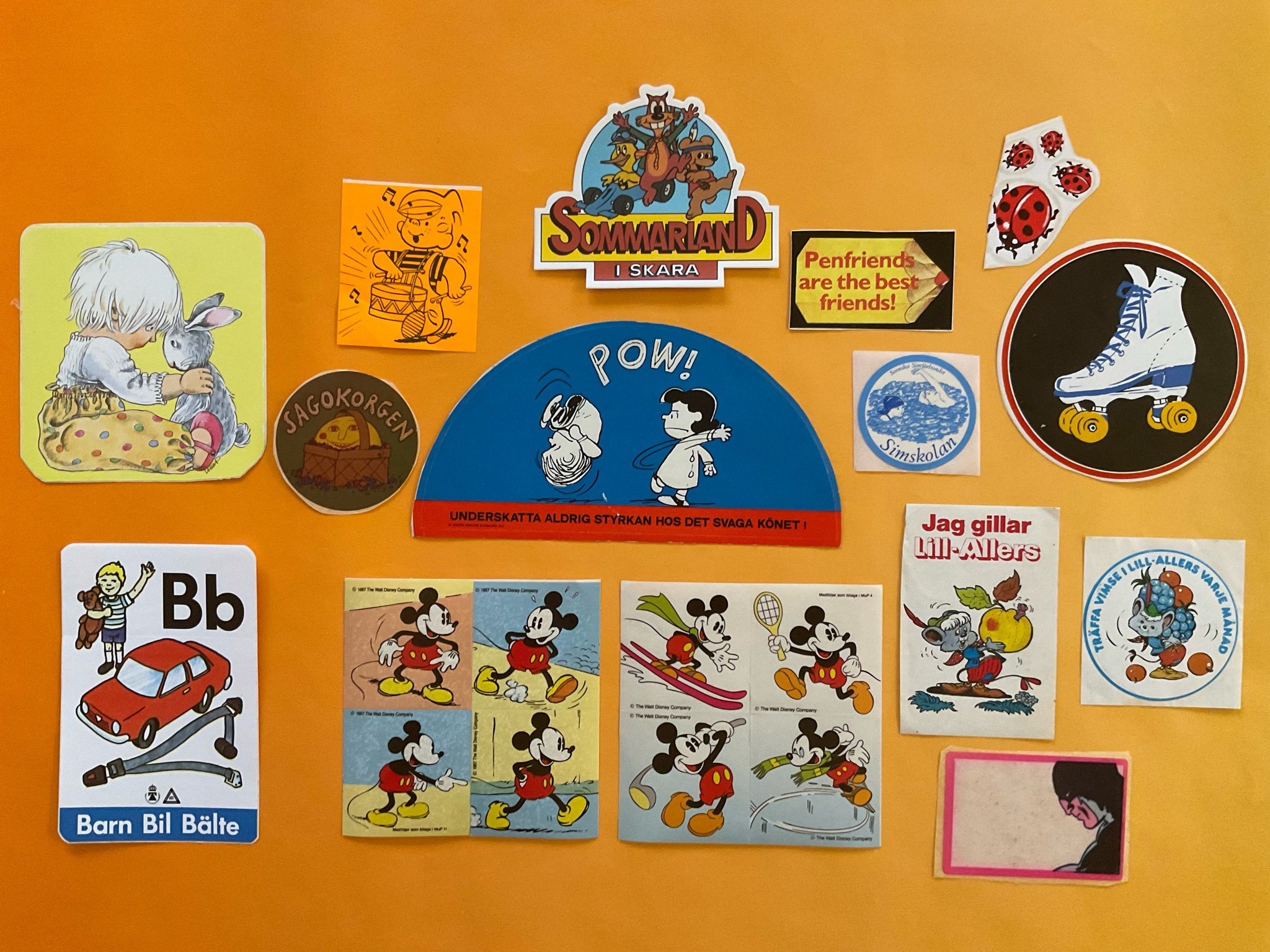 Klistermärken. Stickers. MUSSE-PIGG. DENNIS. SO.. | Köp på Tradera ...