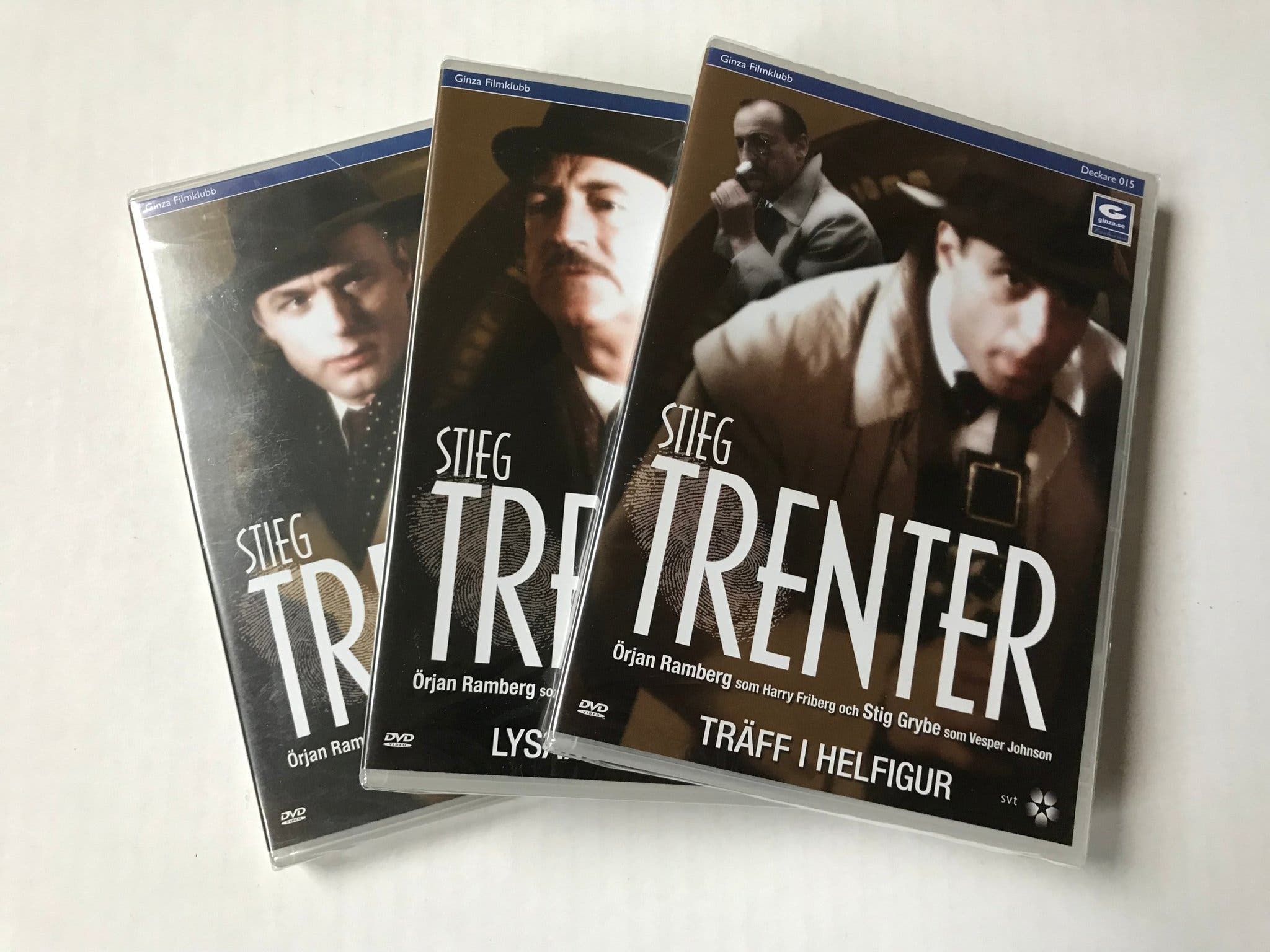 NY! INPLASTAD! Stieg Trenter x 3 filmer - SVT -.. | Köp på Tradera ...