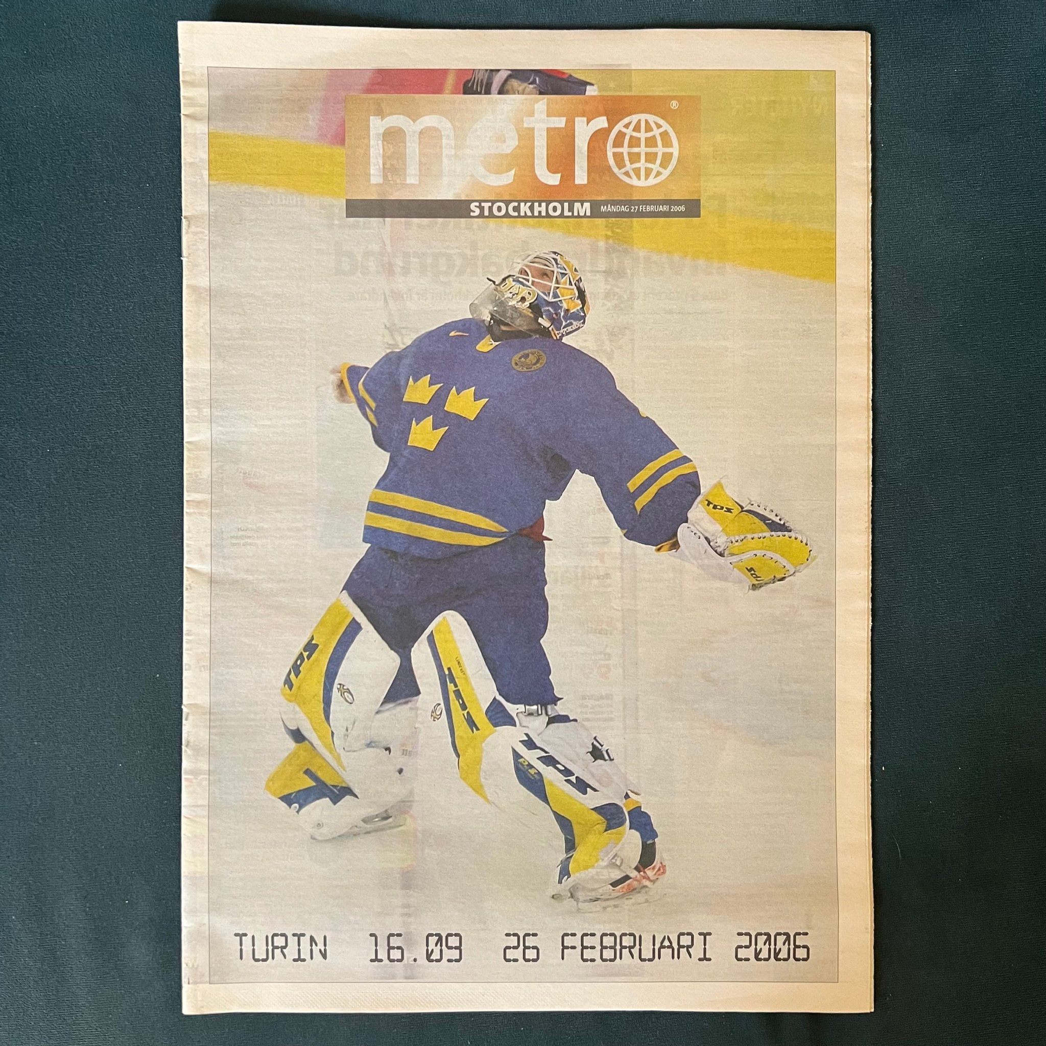 Vinter OS 2006 i Turin, Italien METRO tidning o.. | Köp på Tradera ...