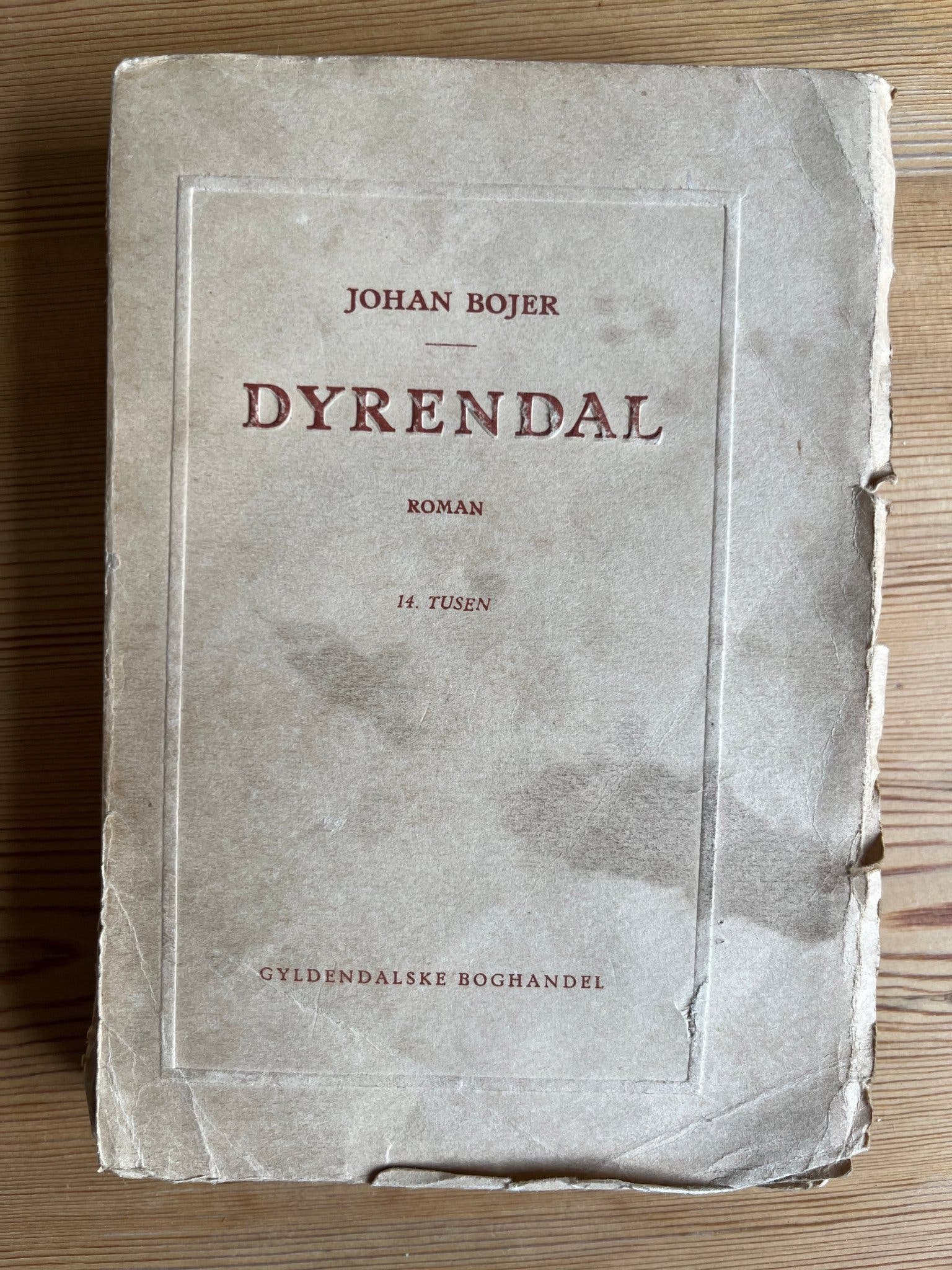 Dyrendal Johan Bojer (1919), på danska eller no.. | Köp på Tradera ...