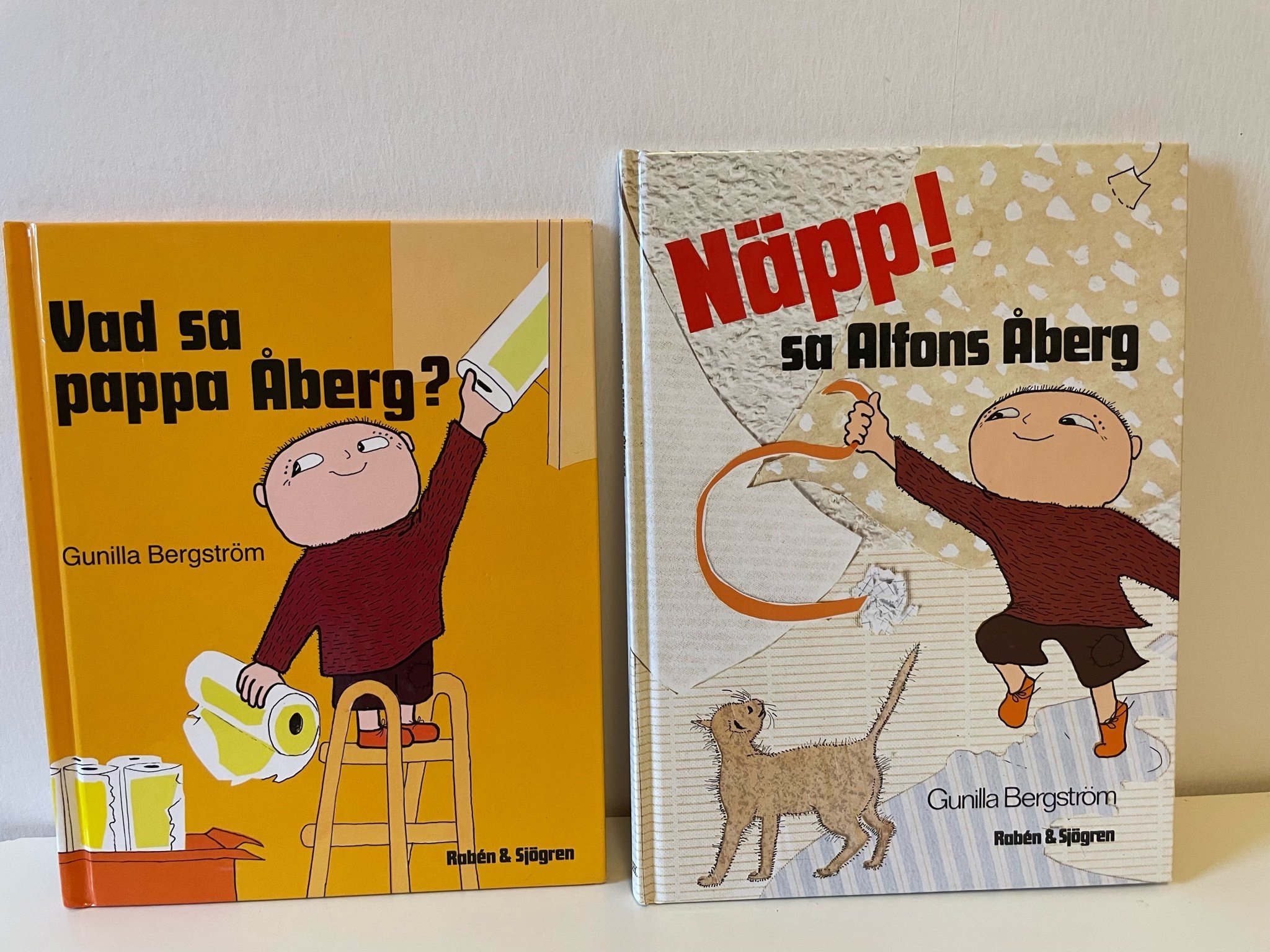 Alfons Åberg Två böcker Vad sa pappa Åberg? o N.. | Köp på Tradera ...