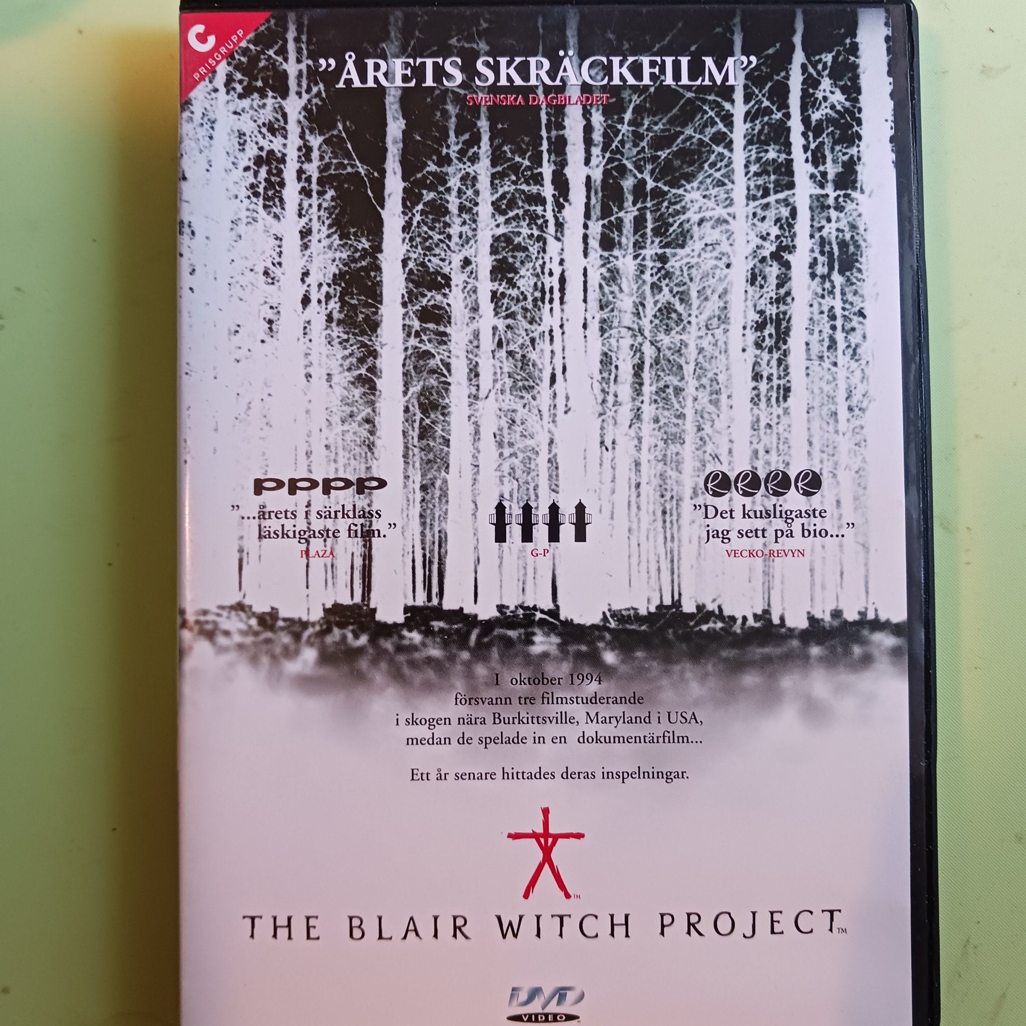 Se produkter som liknar The Blair Witch Project - SKR.. på Tradera (695437760)
