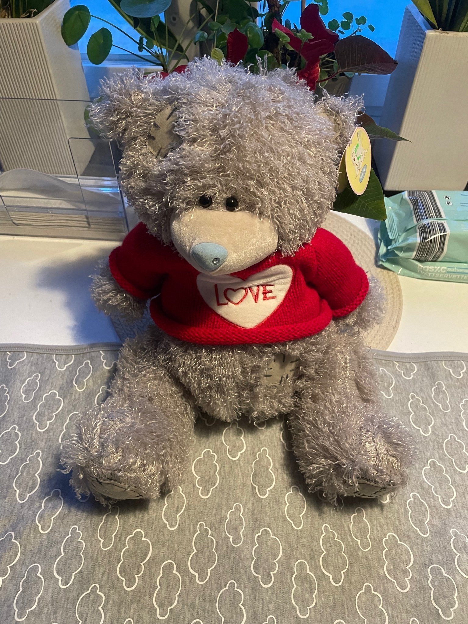 Nytt! Stor nalle I love you kärlek alla hjärtan.. | Köp på Tradera (584996725)