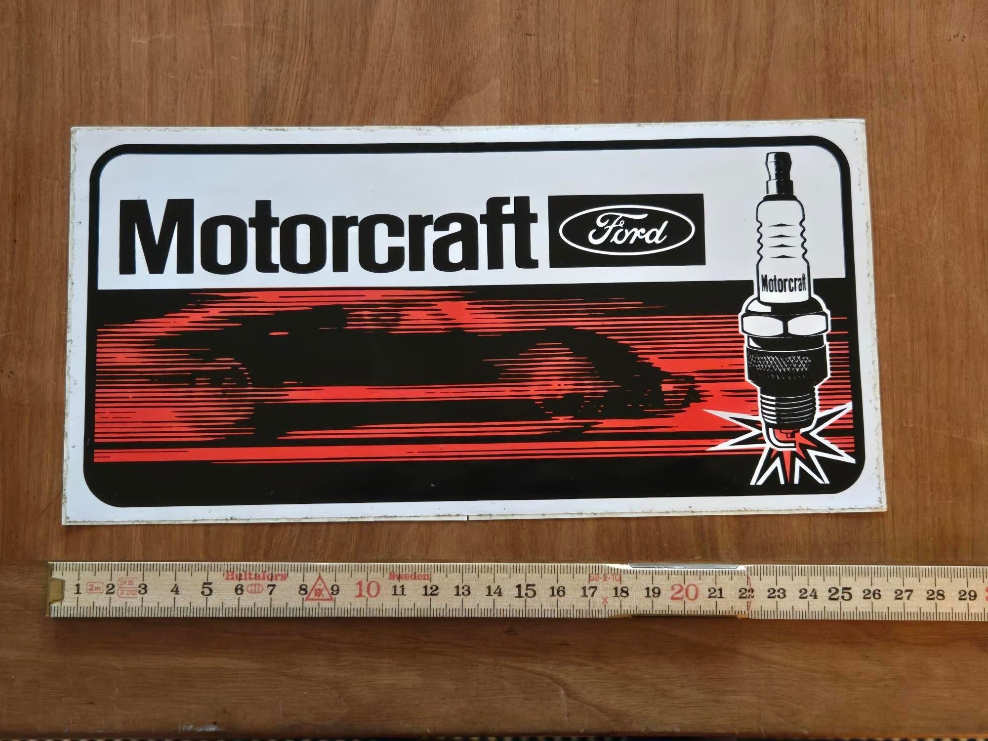 Motorcraft Ford Dekal Retro vintage 70 tal | Köp på Tradera (656374781)