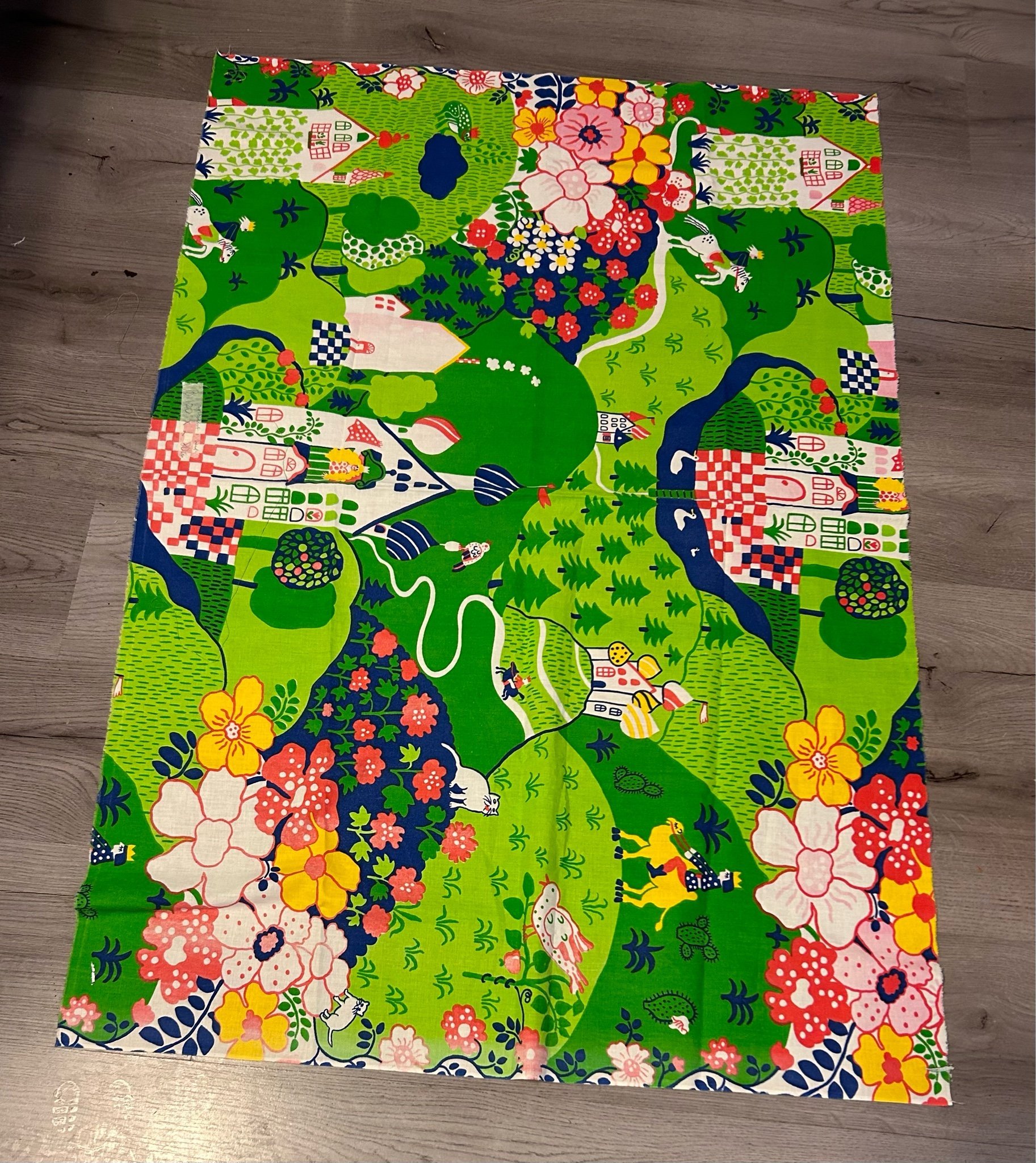 Retro tyg/ stuvbit ” Prinsessan &Grodan” Anna-L.. | Köp på Tradera ...