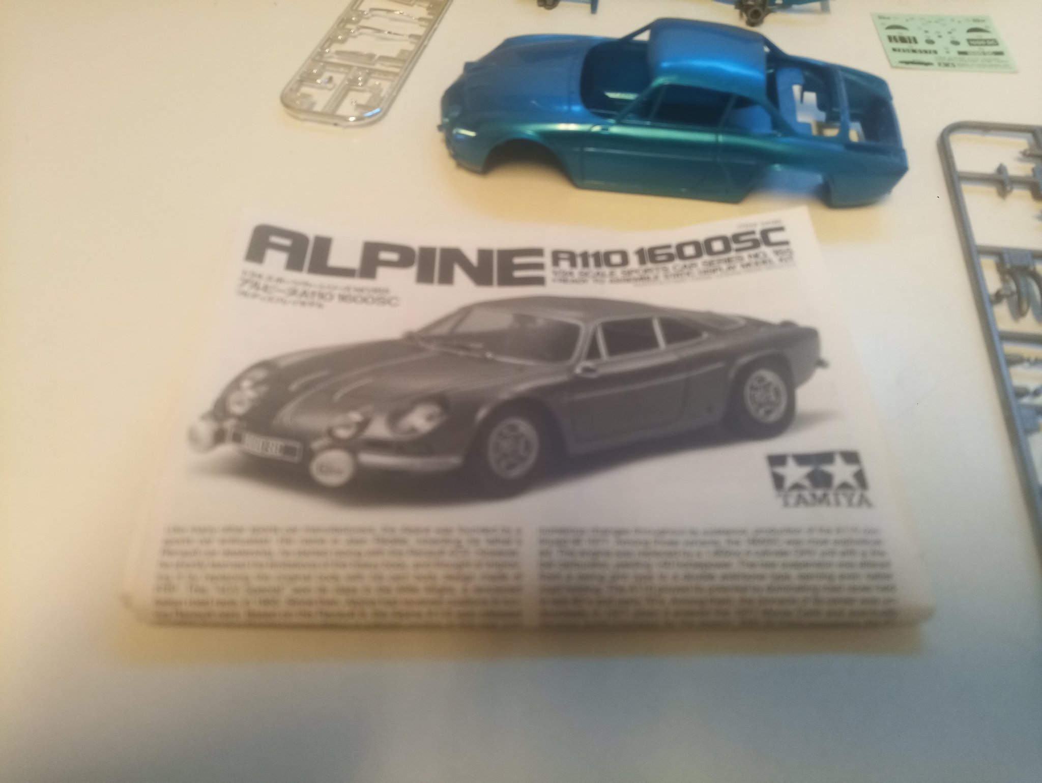 Tamiya Alpine R110 1600SC Modellbil | Köp på Tradera (695701844)