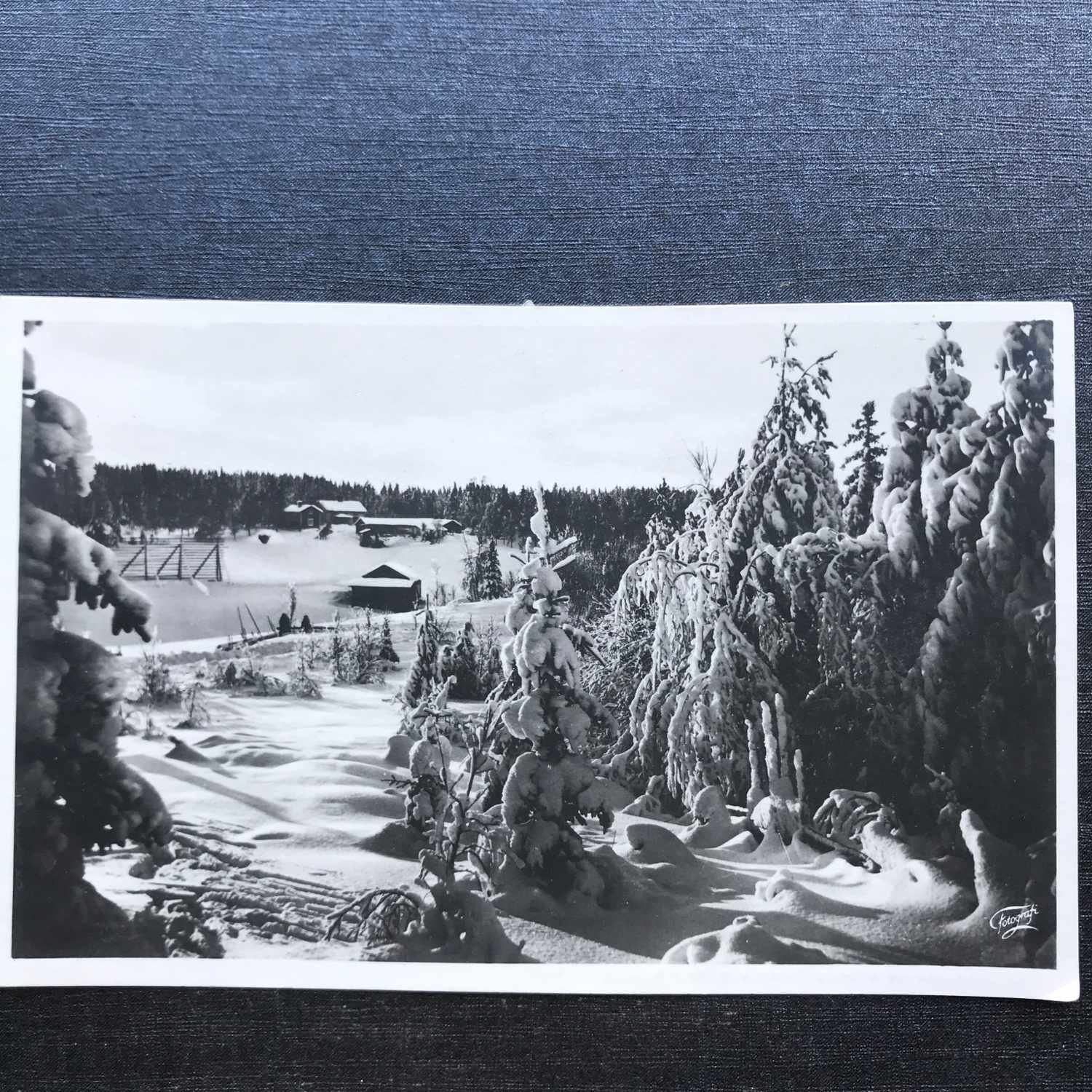 Julkort med vintermotiv . God jul Axel Eliasson.. | Köp på Tradera ...