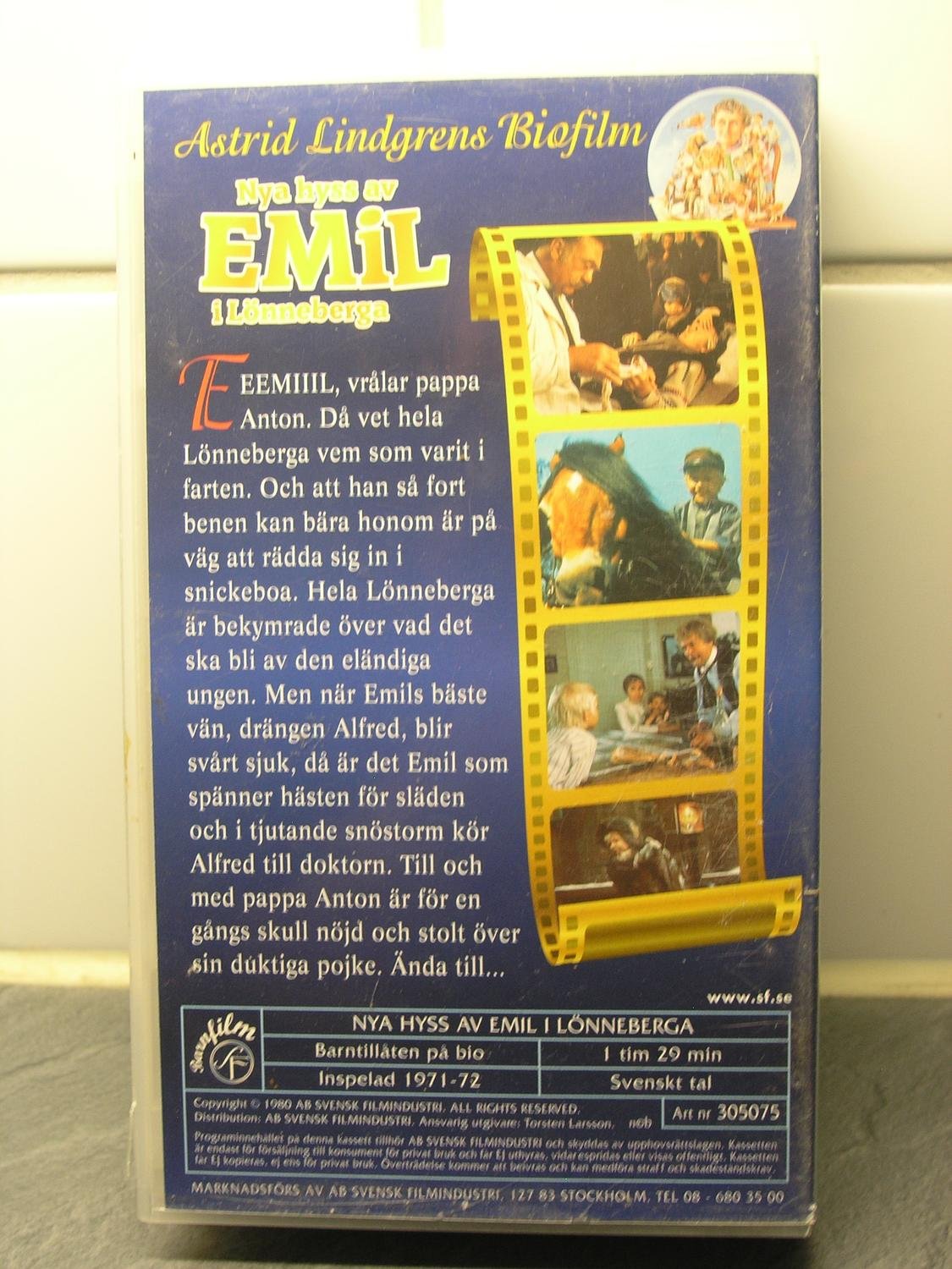 Nya hyss av Emil i Lönneberga, VHS, Astrid Lind.. | Köp på Tradera ...