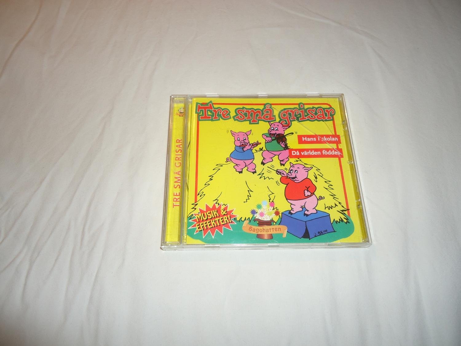 Sagohatten Tre Små Grisar musik CD barn Svensk .. | Köp på Tradera ...