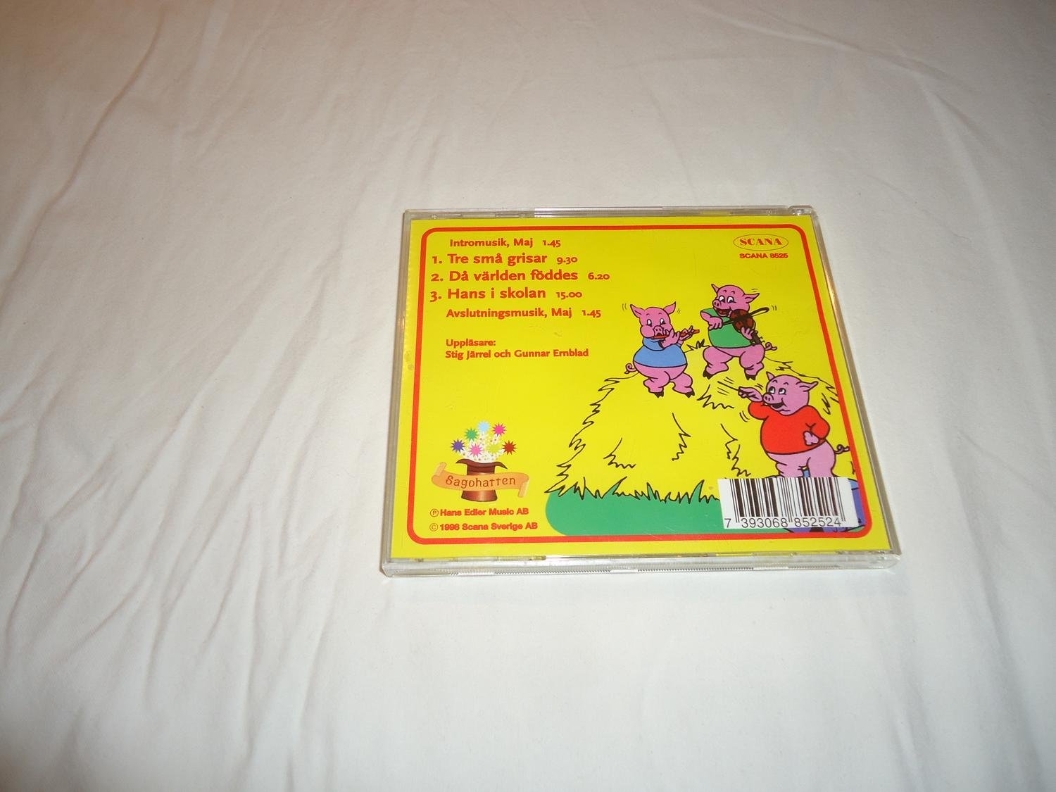 Sagohatten Tre Små Grisar musik CD barn Svensk .. | Köp på Tradera ...