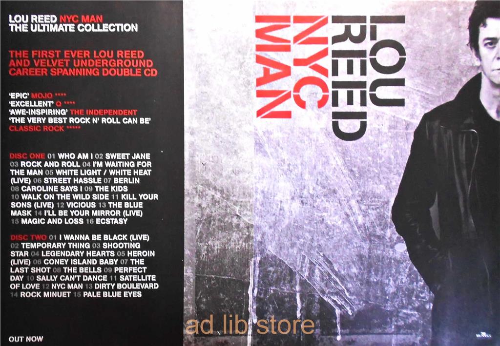 LOU REED - NYC MAN, 1 TIDNINGSANNONS 2003 på Tradera.com