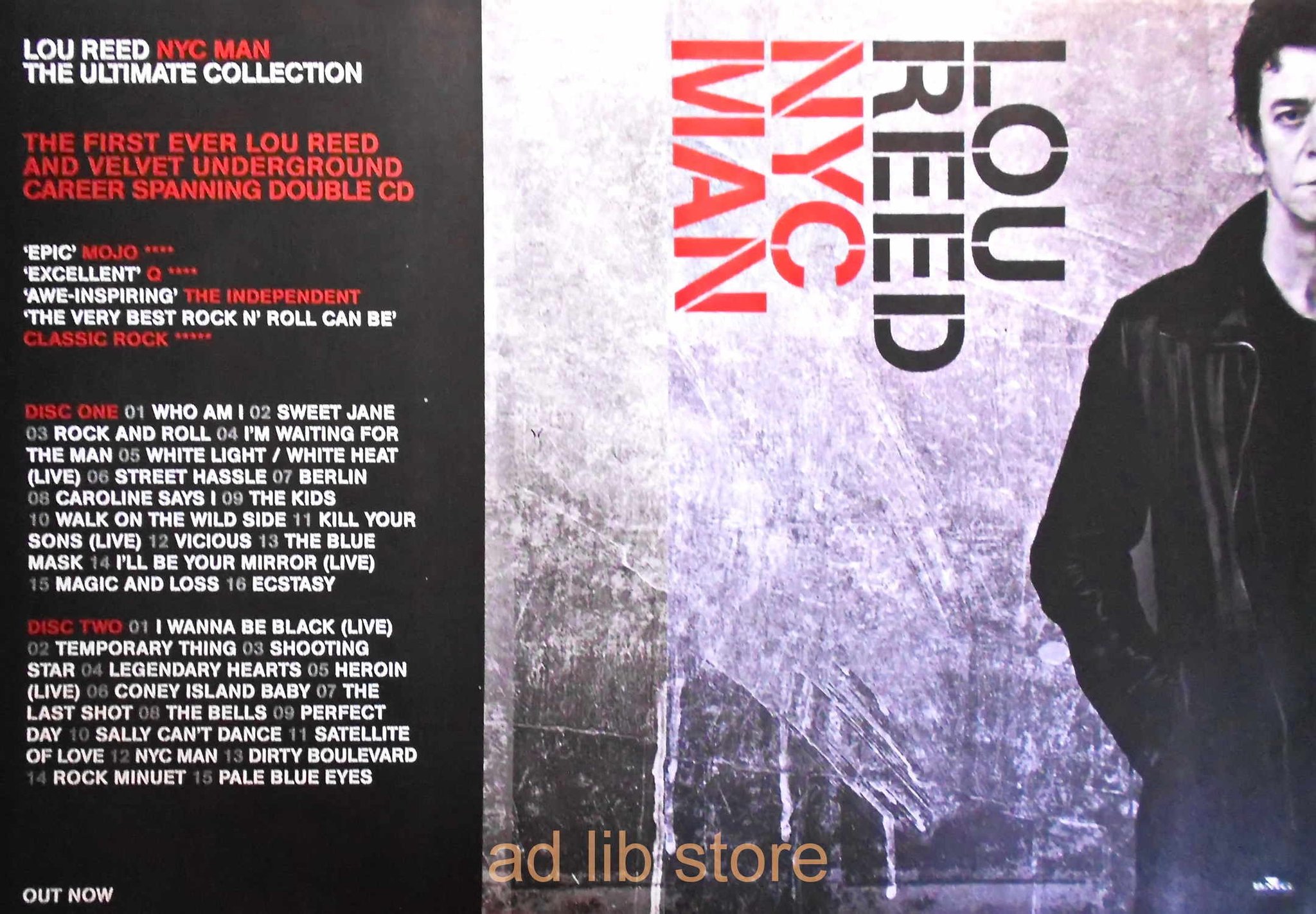 LOU REED - NYC MAN, 1 TIDNINGSANNONS 2003 | Köp på Tradera (271893209)