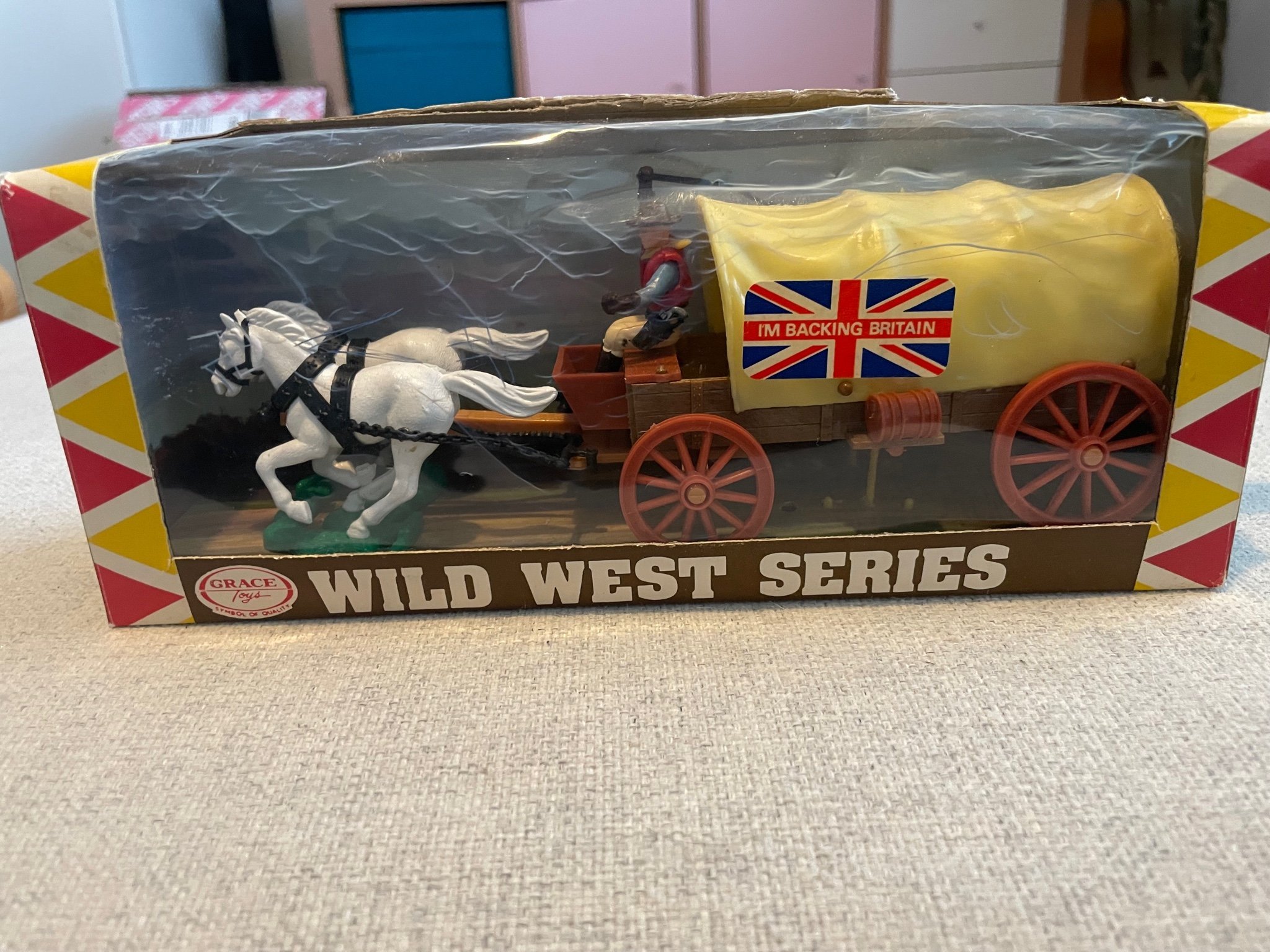 Timpo liknande Prarievagn- Made in HK Grace Toys | Köp på Tradera ...