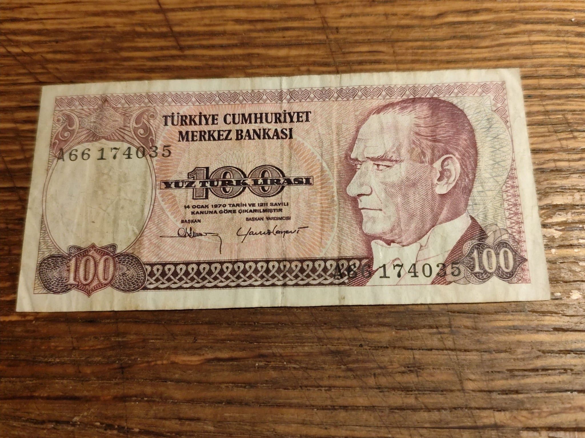 Se produkter som liknar Turkiye 100 Lira TURKEY 1970 .. på Tradera ...