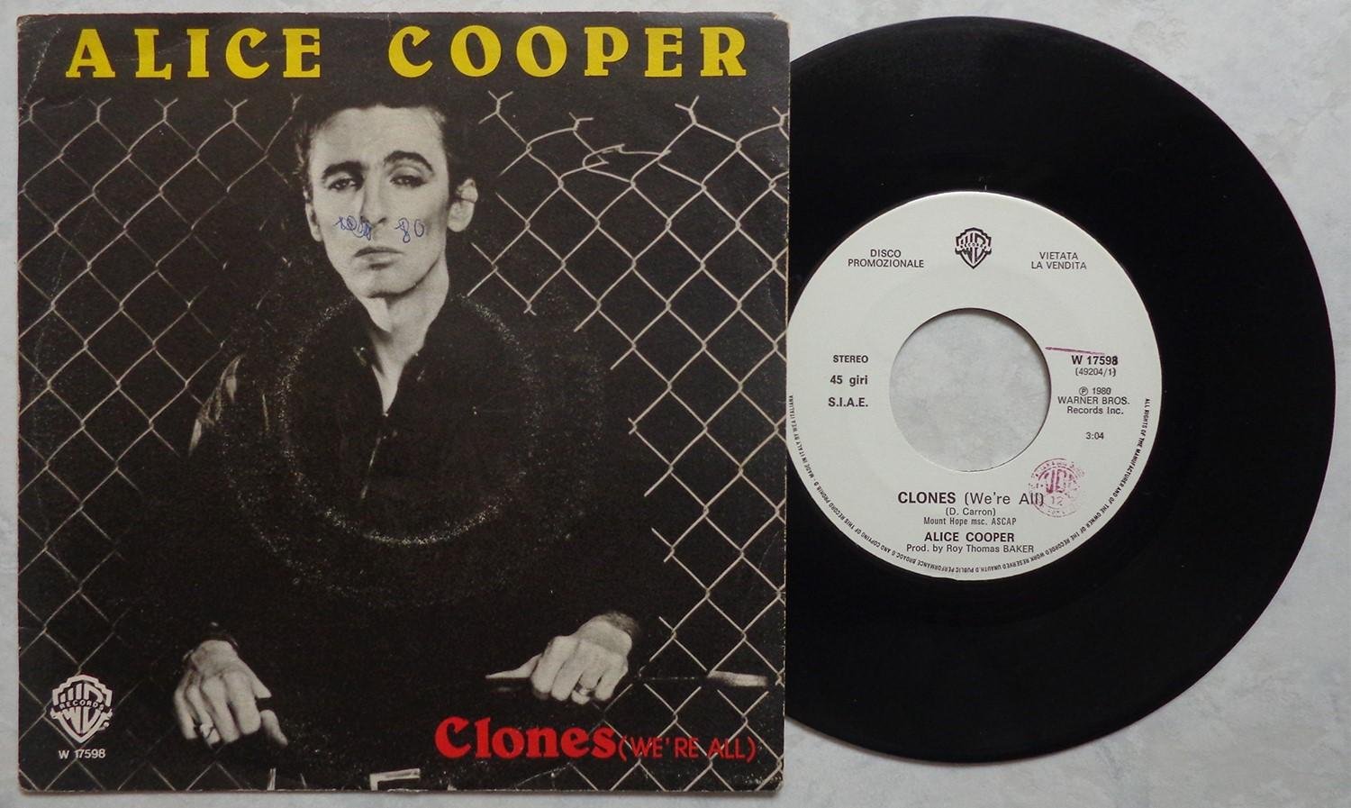 ALICE COOPER 'Clones (We're All)' 1980 Italian .. | Köp på Tradera ...