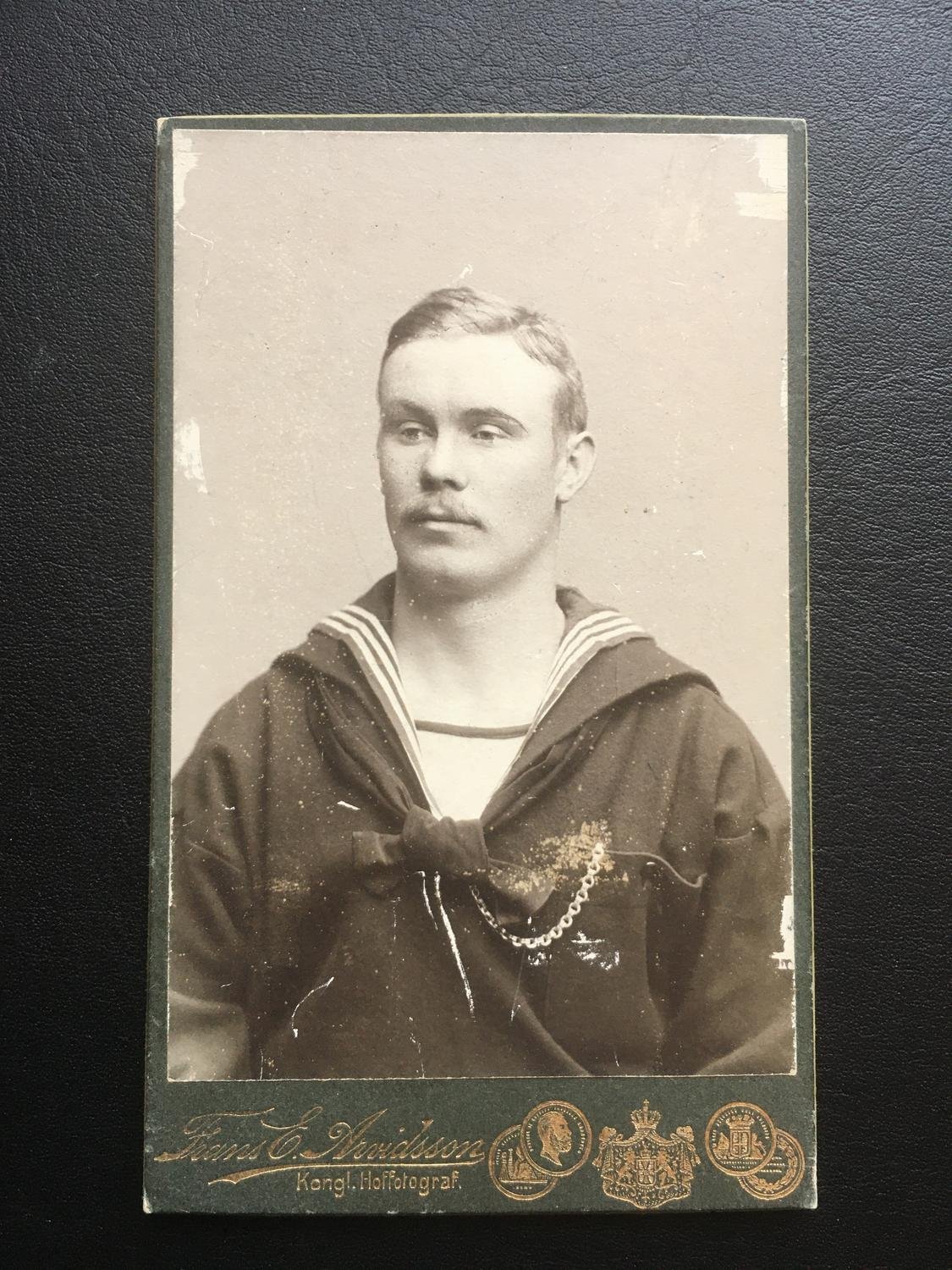 Sjöman - Antikt fotografi - Frans E Arvidsson K.. | Köp på Tradera ...
