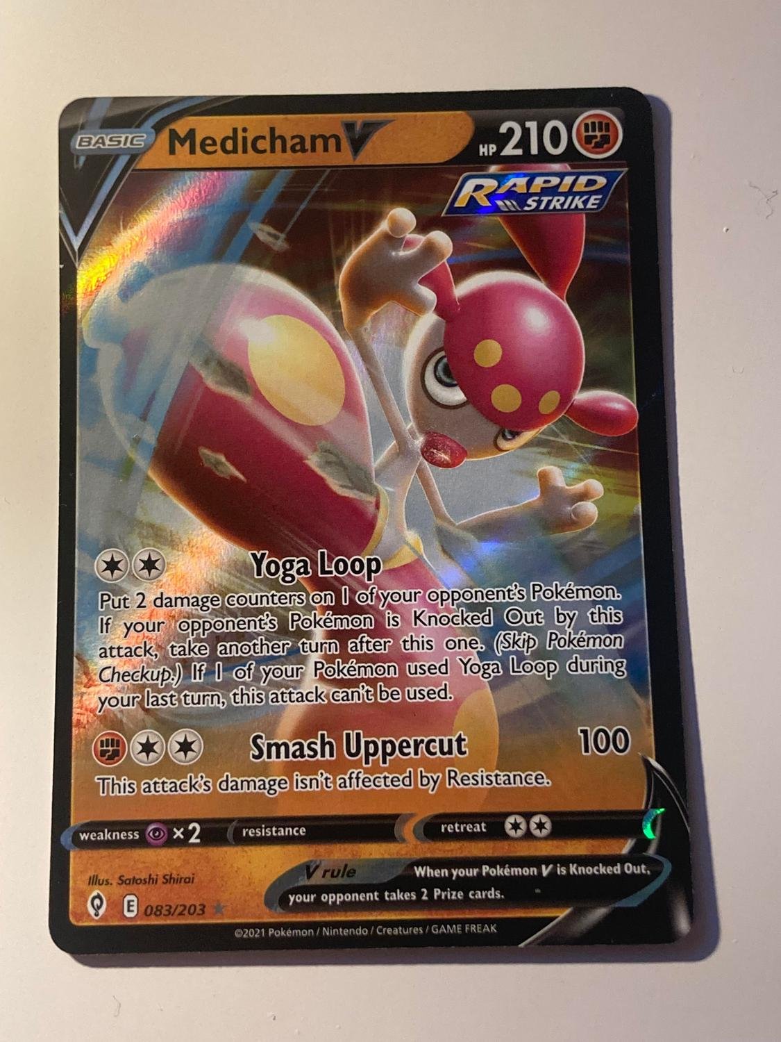 Medicham V - Evolving Skies 083/203 - Pokemon | Köp på Tradera (587689444)