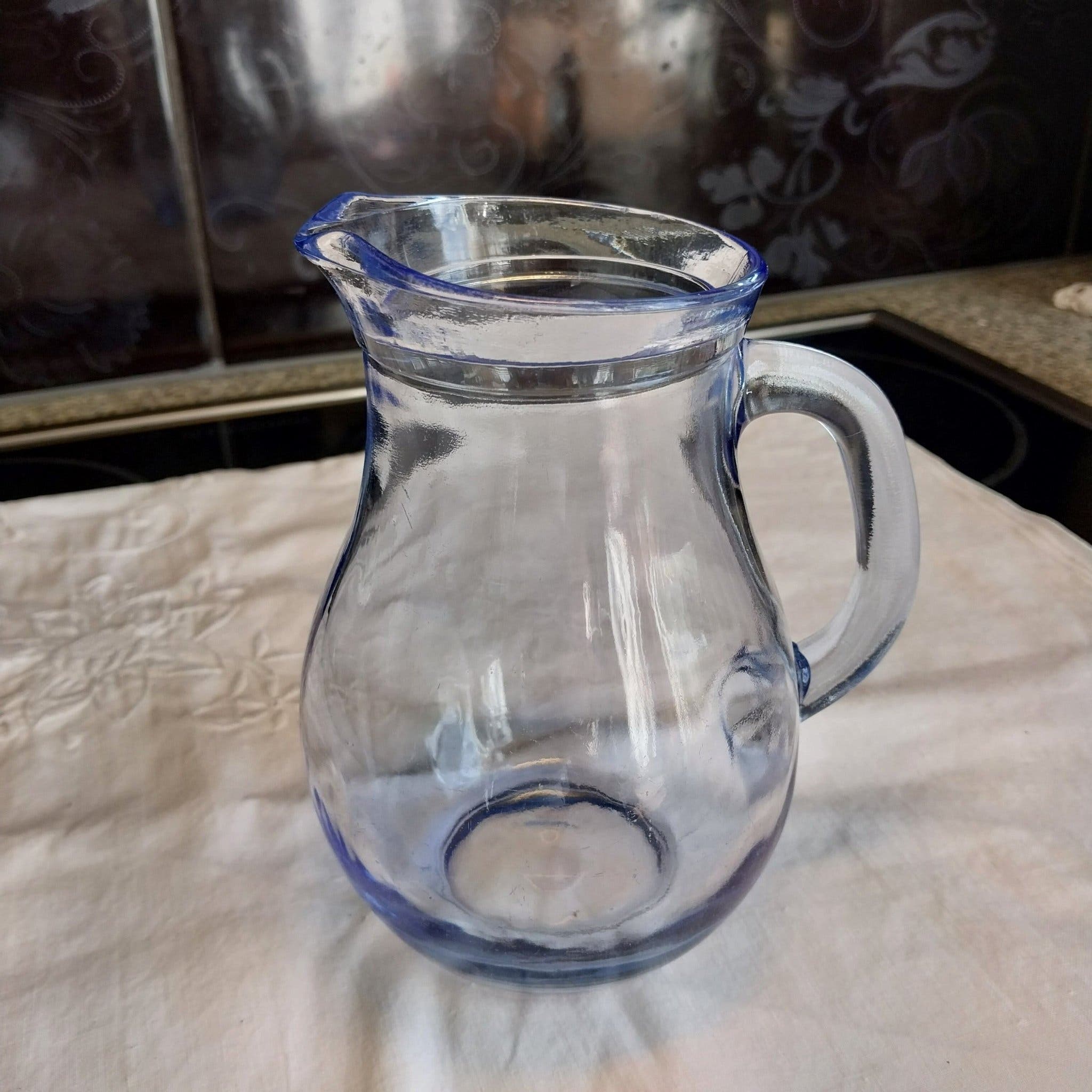 REA!! RETRO/VINTAGE, Glastillbringare, ljusblå,.. | Köp på Tradera ...
