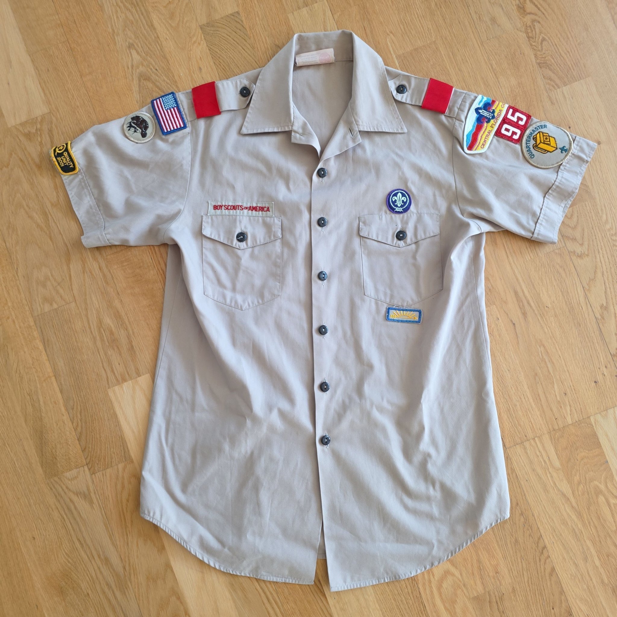 Scouter scouterna Skjorta storl M BOYSCOUT of A.. | Köp på Tradera ...