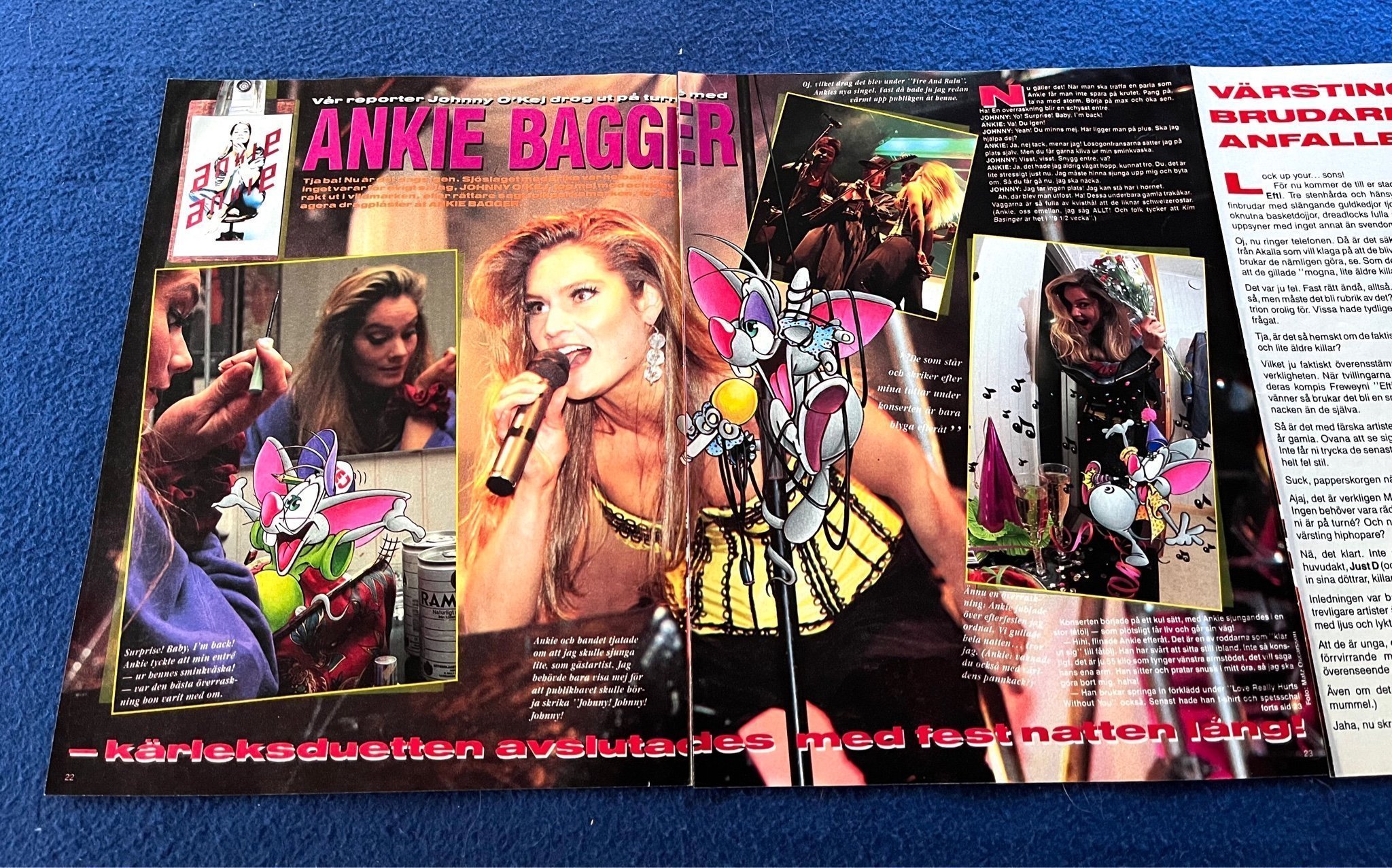 Ankie Bagger 1991 Reportage clips poster - Tidn.. | Köp på Tradera ...