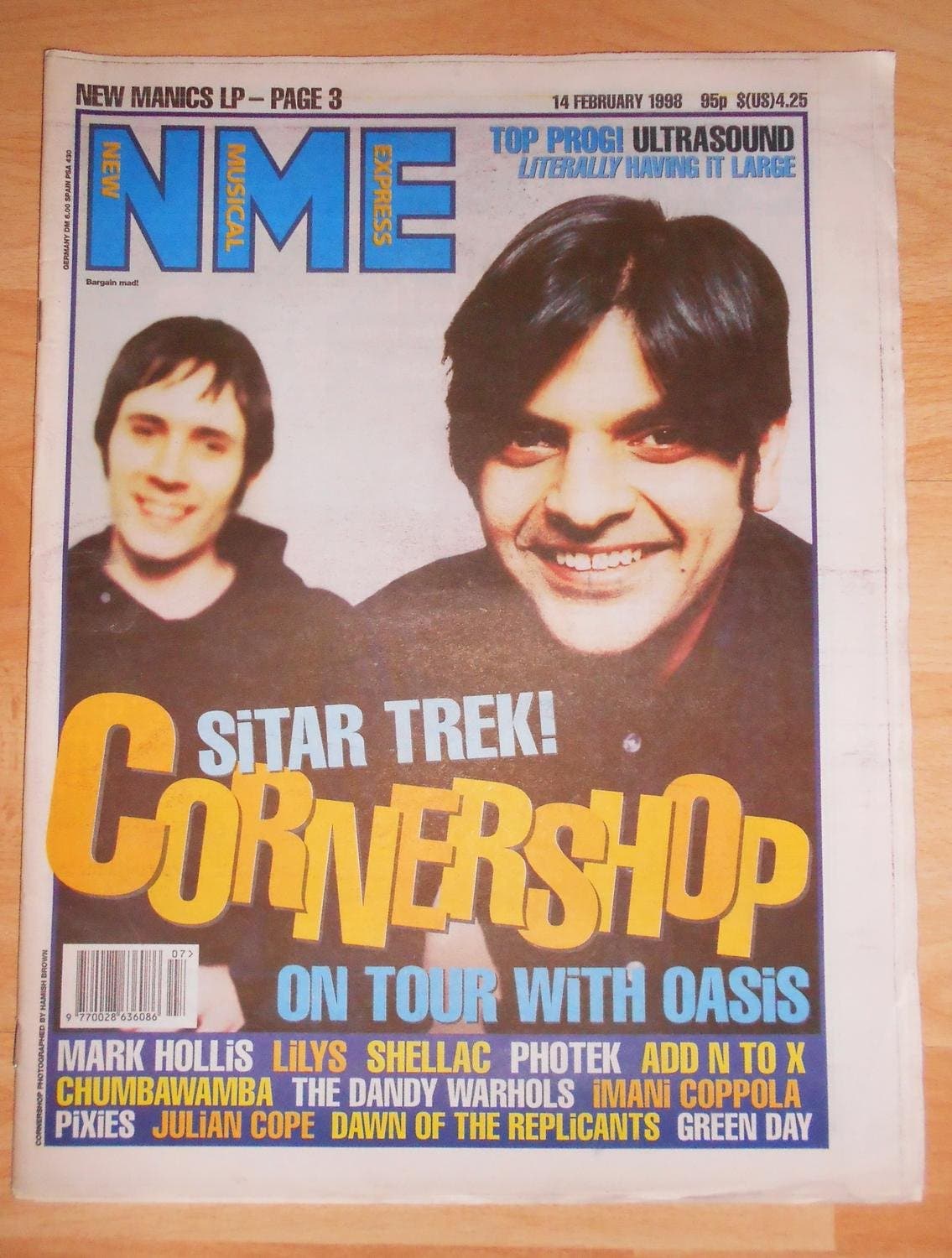 NME 14 Feb. 1998 - Cornershop, Ultrasound, Lily.. | Köp på Tradera ...