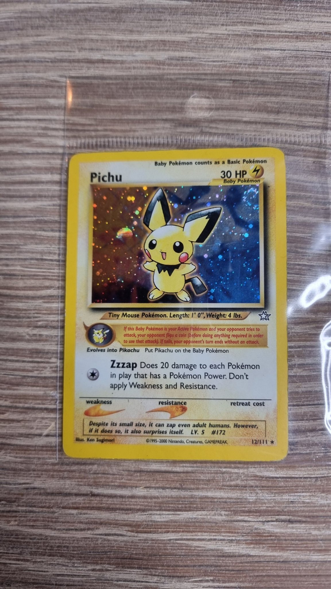 Pichu holographic - Pokémonkort | Köp på Tradera (714797529)