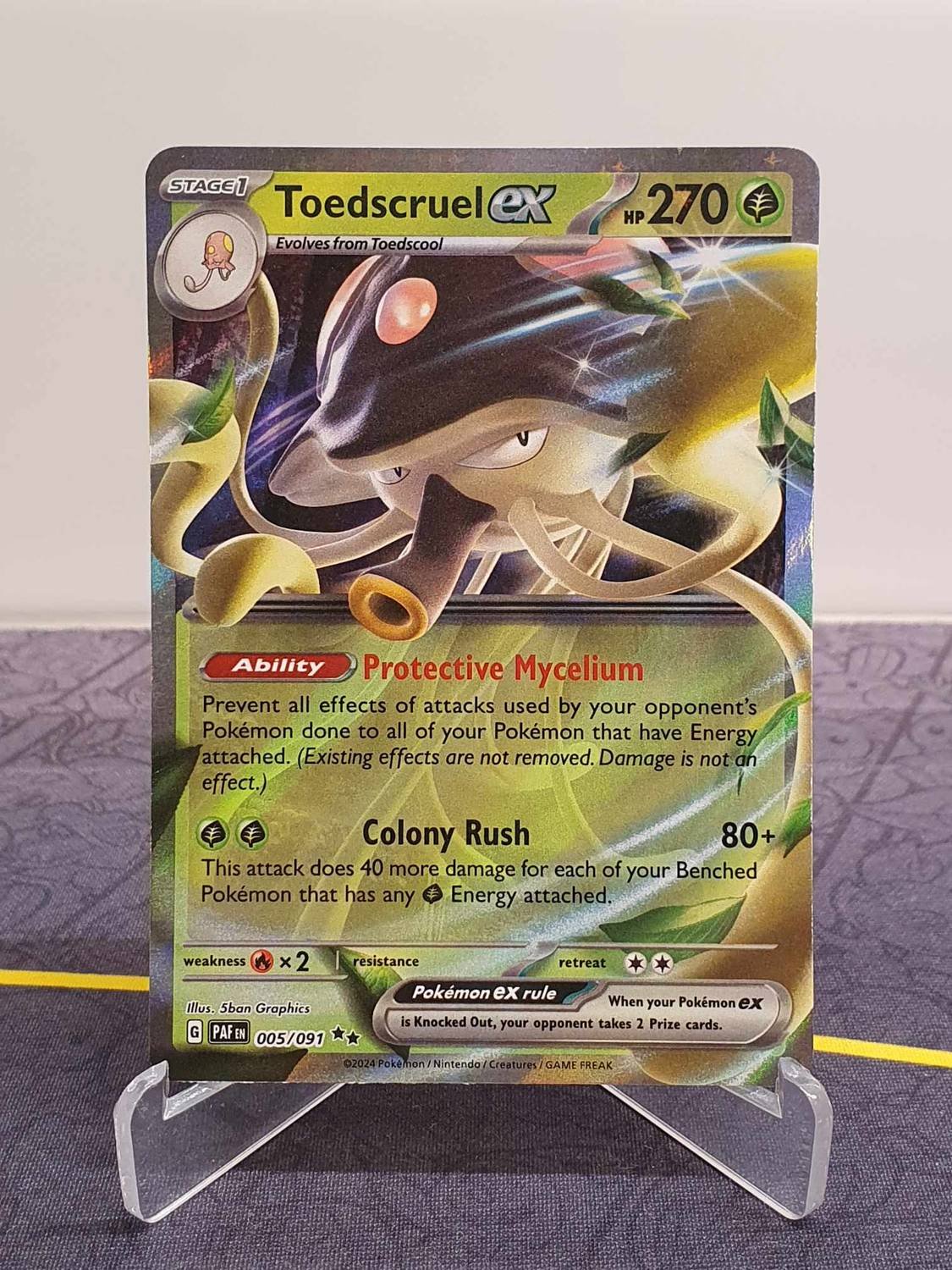 TOEDSCRUEL EX 005/091 - Double Rare - Paldean F.. | Köp på Tradera ...